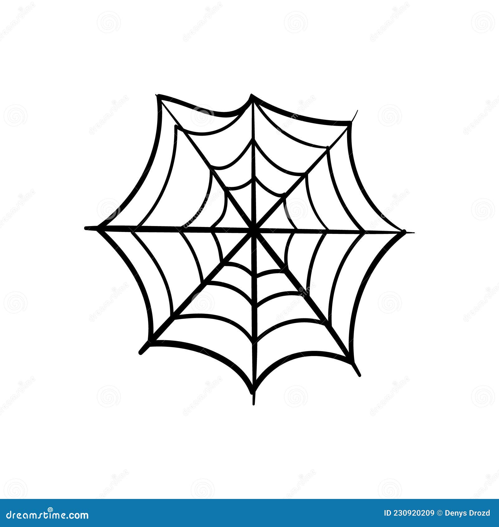 Cobweb Icon Vector. Spiderweb Illustration Sign. Halloween Symbol ...