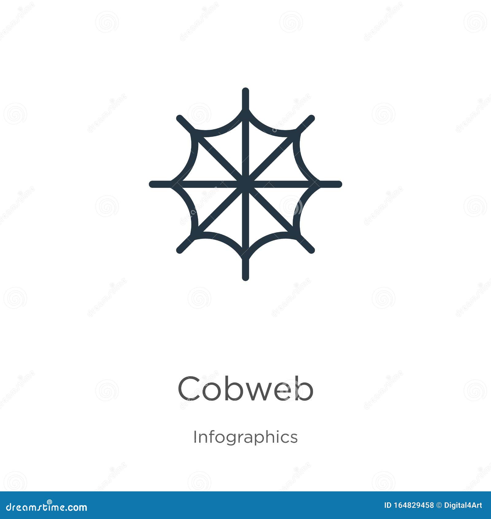 Cobweb Icon Vector. Trendy Flat Cobweb Icon from Infographics ...
