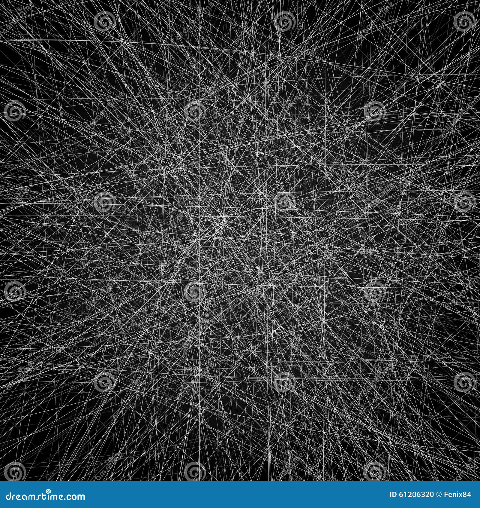 Cobweb of Intersecting Thin Thread on a Black Background. Stock Vector ...