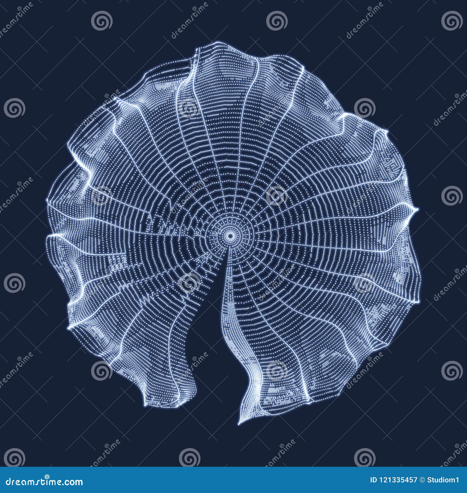 Cobweb. Network Background. Connection Structure. 3D Technology Style ...