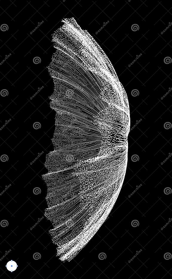 Cobweb. Network Background. Connection Structure. 3D Technology Style ...