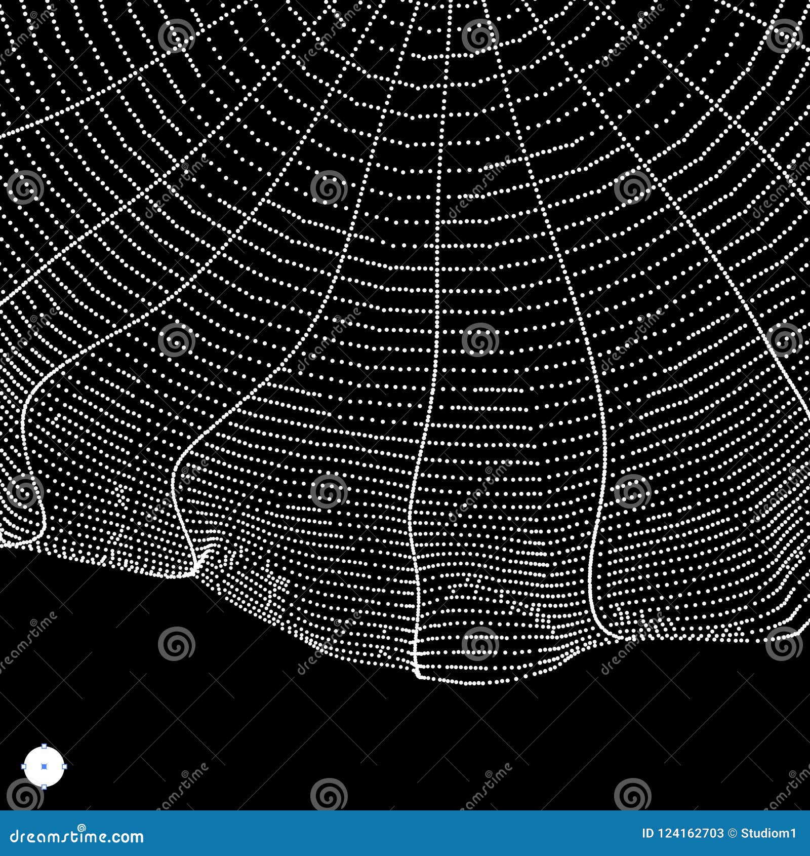 Cobweb Network Background Connection Structure 3d Technology Style