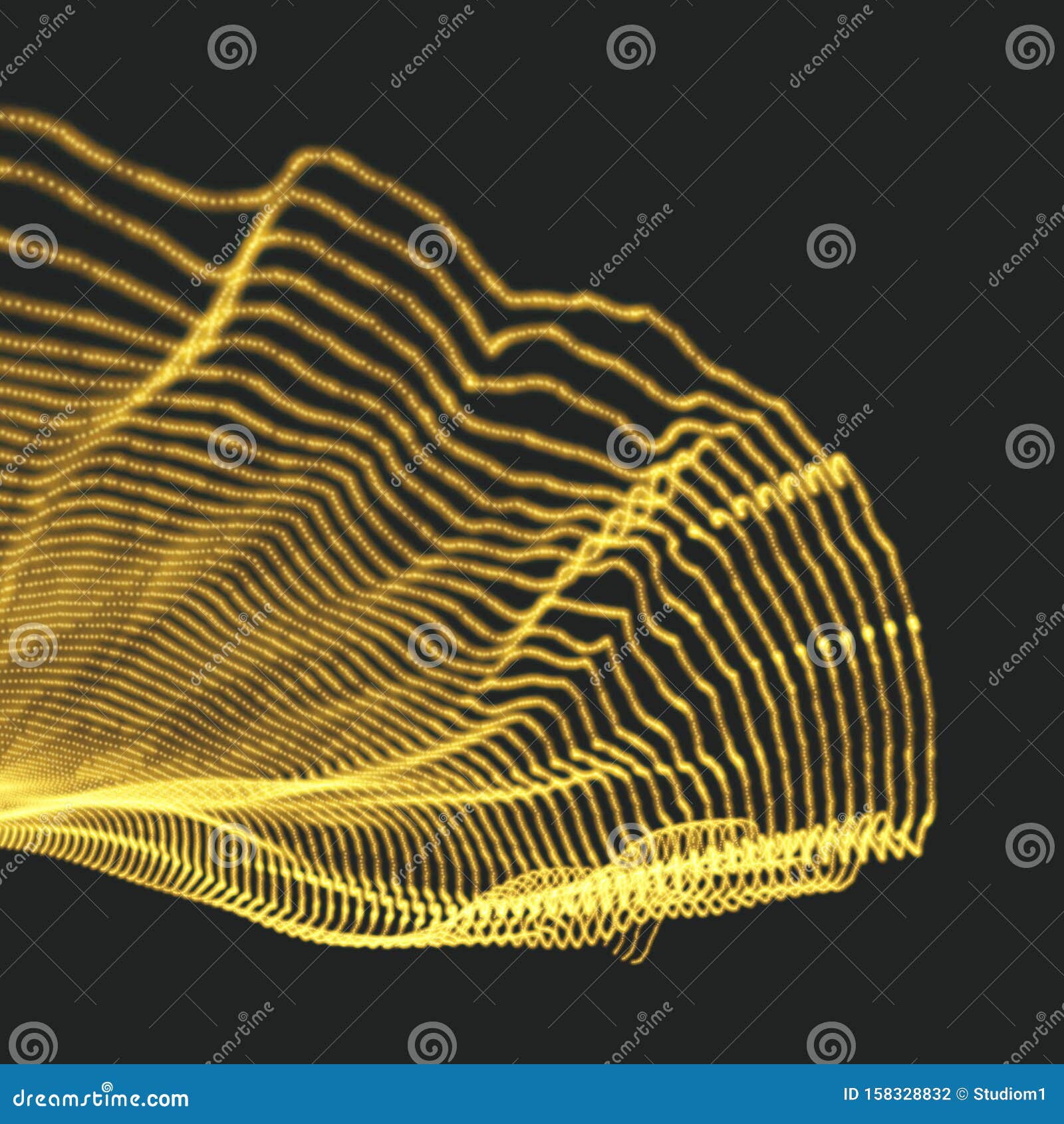 Cobweb. Network Background. Connection Structure. 3D Technology Style ...