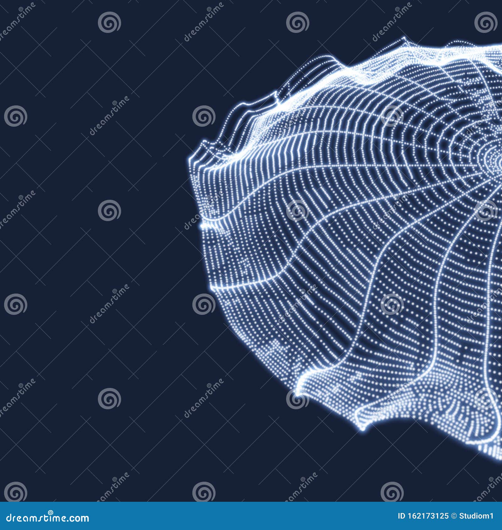 Cobweb Network Background Connection Structure 3d Technology Style