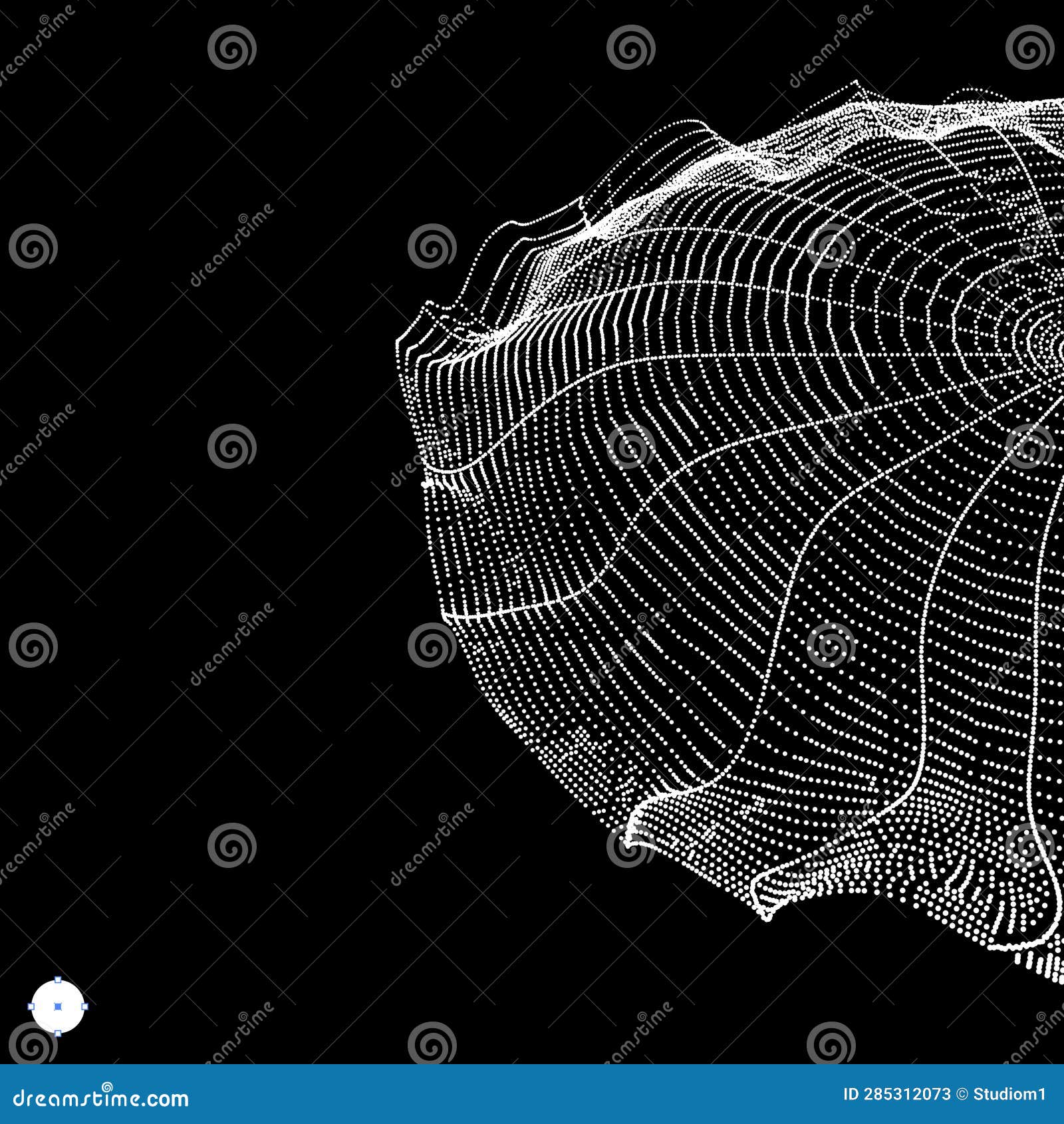 Cobweb. Network Background. Connection Structure. 3D Technology Style ...