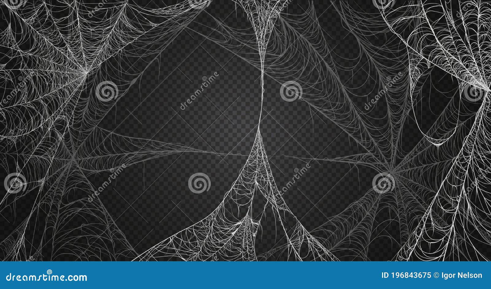 Cobweb Realism Set. Isolated on Black Transparent Background Stock ... Cobweb Realism Set. Isolated on Black Transparent Background Stock ...