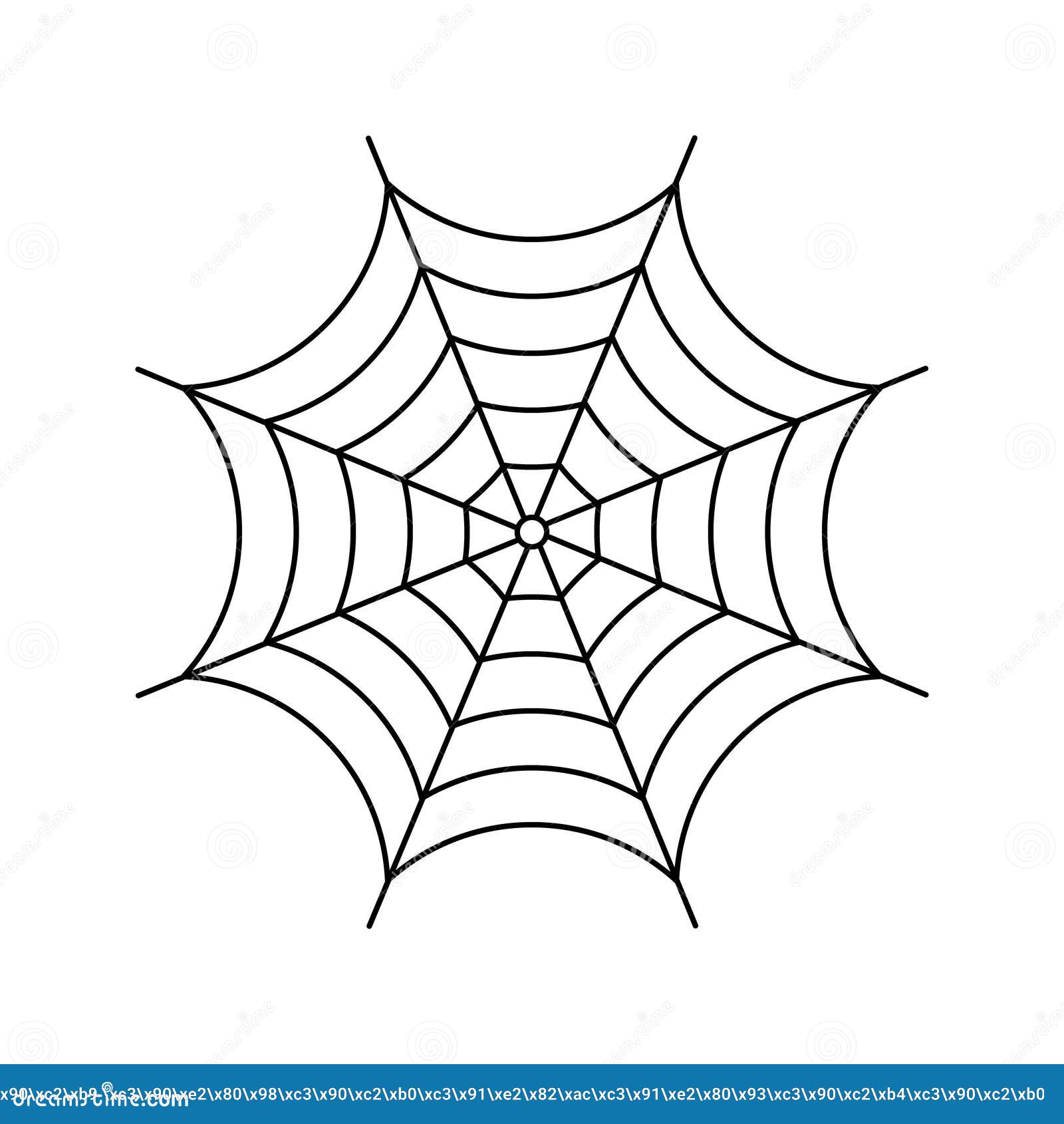Cobweb Vector Illustration. Spider Web Symbol Stock Vector ...