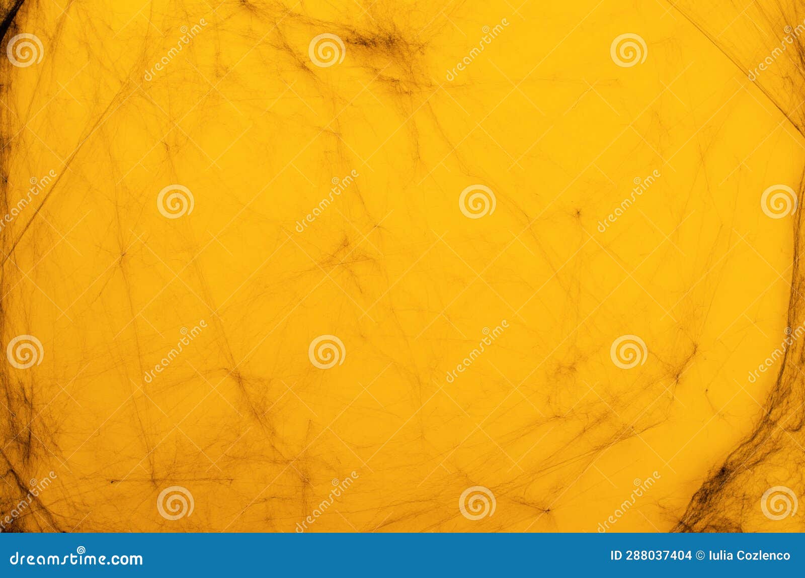 Cobweb on Yellow Background, Abstract Texture, Halloween Design, Spider ...