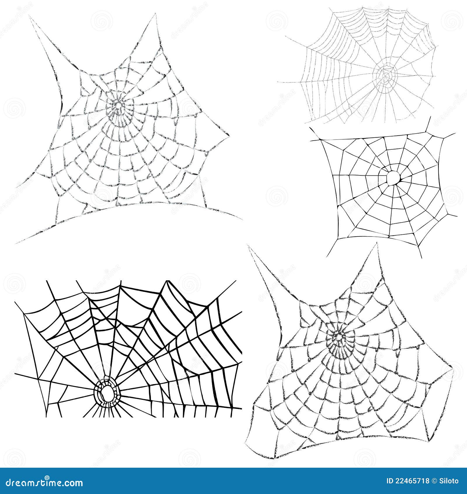 Cobwebs stock vector. Illustration of element, netting - 22465718