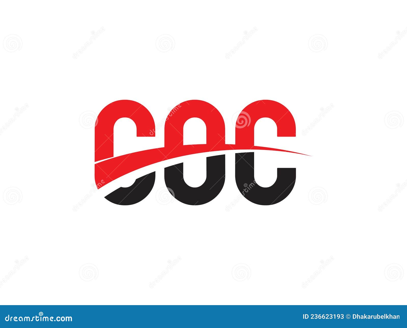 COC Letter Initial Logo Design Vector Illustration Stock Vector ...