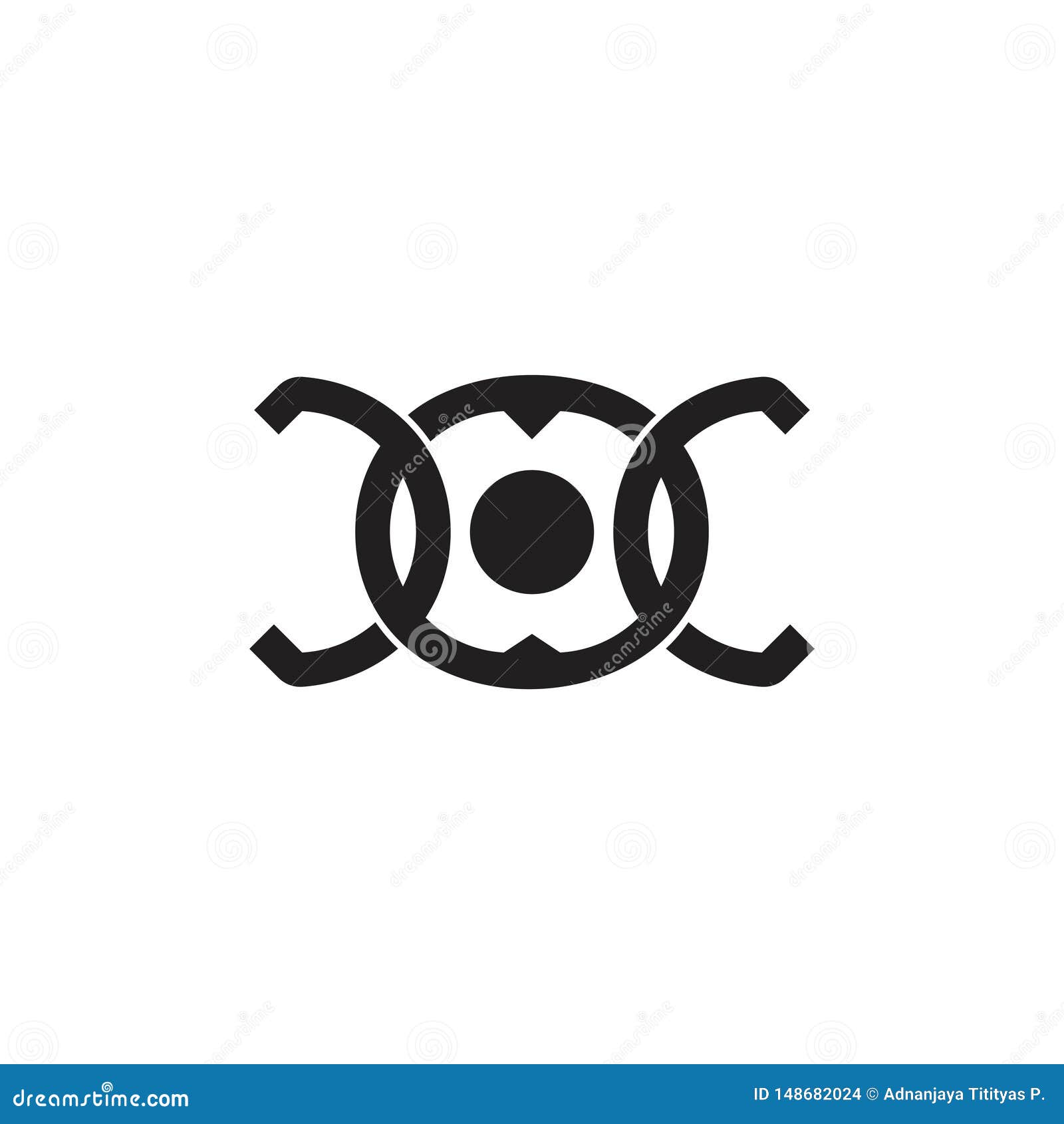 Letter Coc Symbol Logo Vector Stock Vector - Illustration of element ...