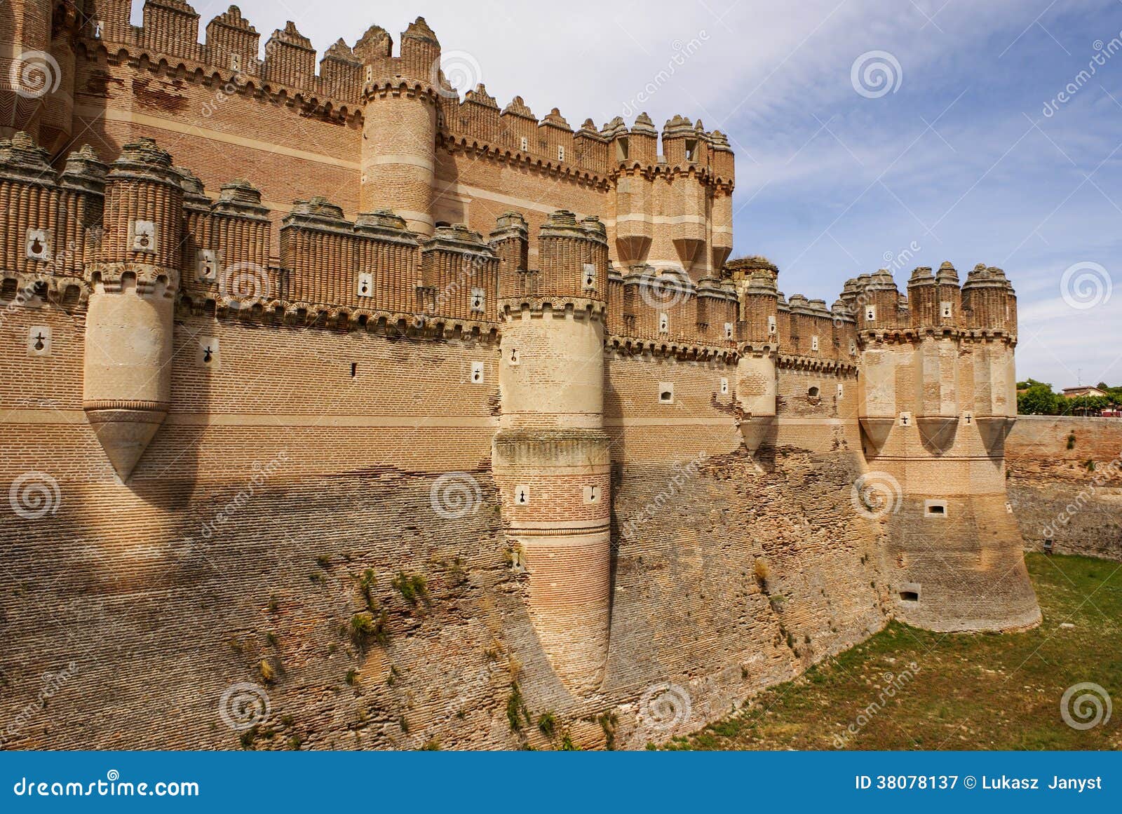 Coca Castle (Castillo De Coca) is a Fortification Constructed in Stock ...