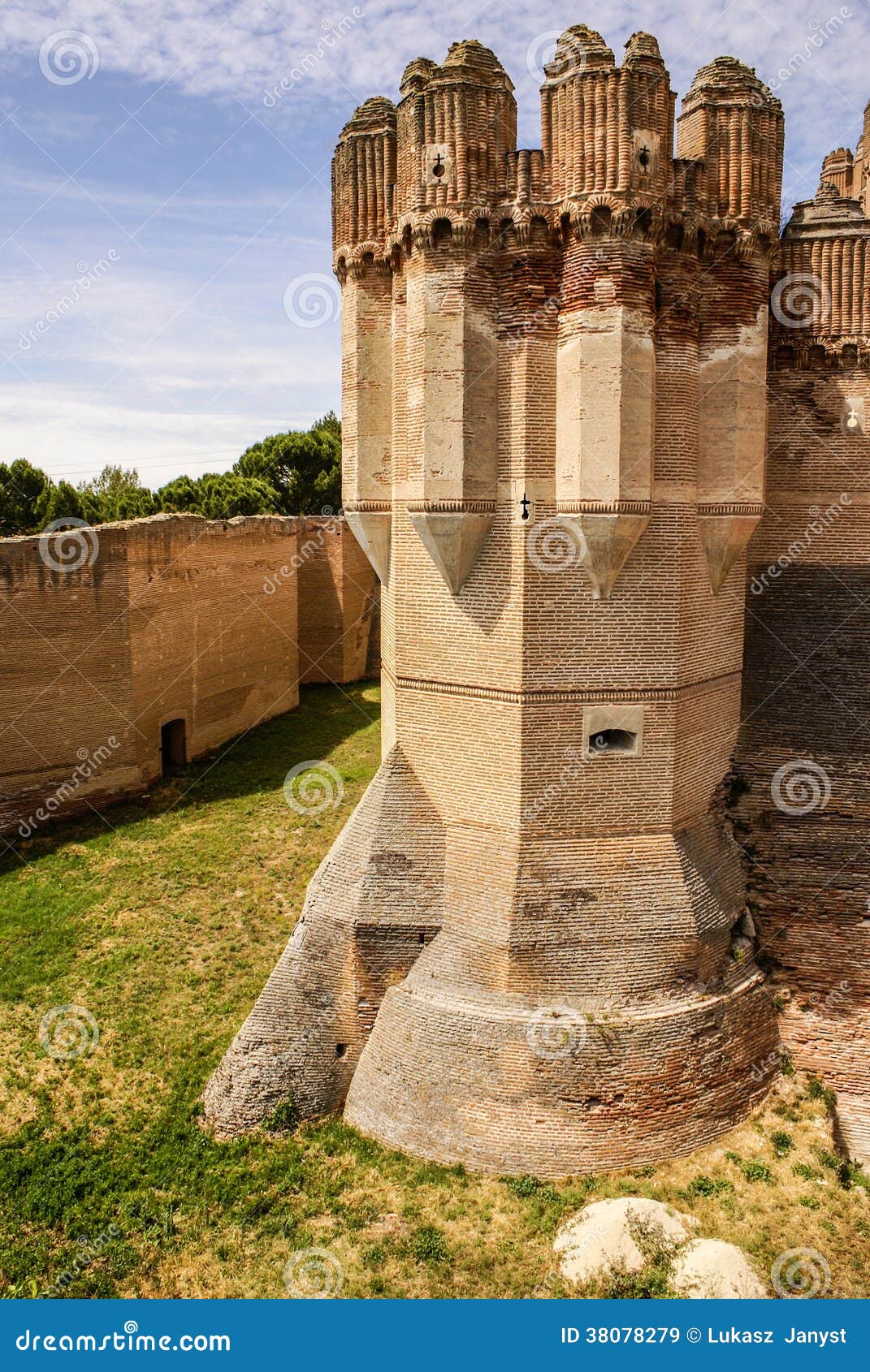 Coca Castle (Castillo De Coca) is a Fortification Constructed in Stock ...