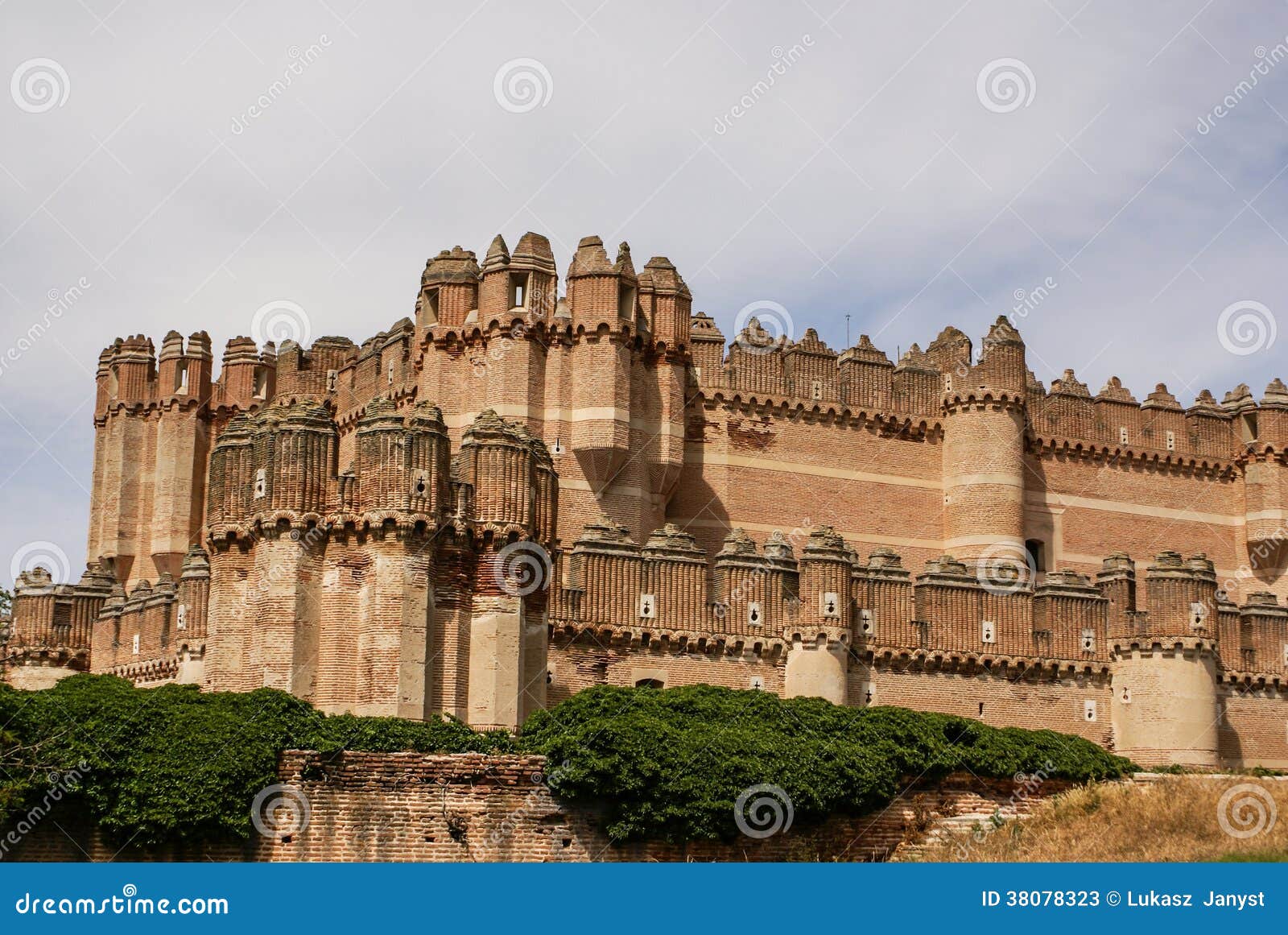 Coca Castle (Castillo De Coca) is a Fortification Constructed in Stock ...