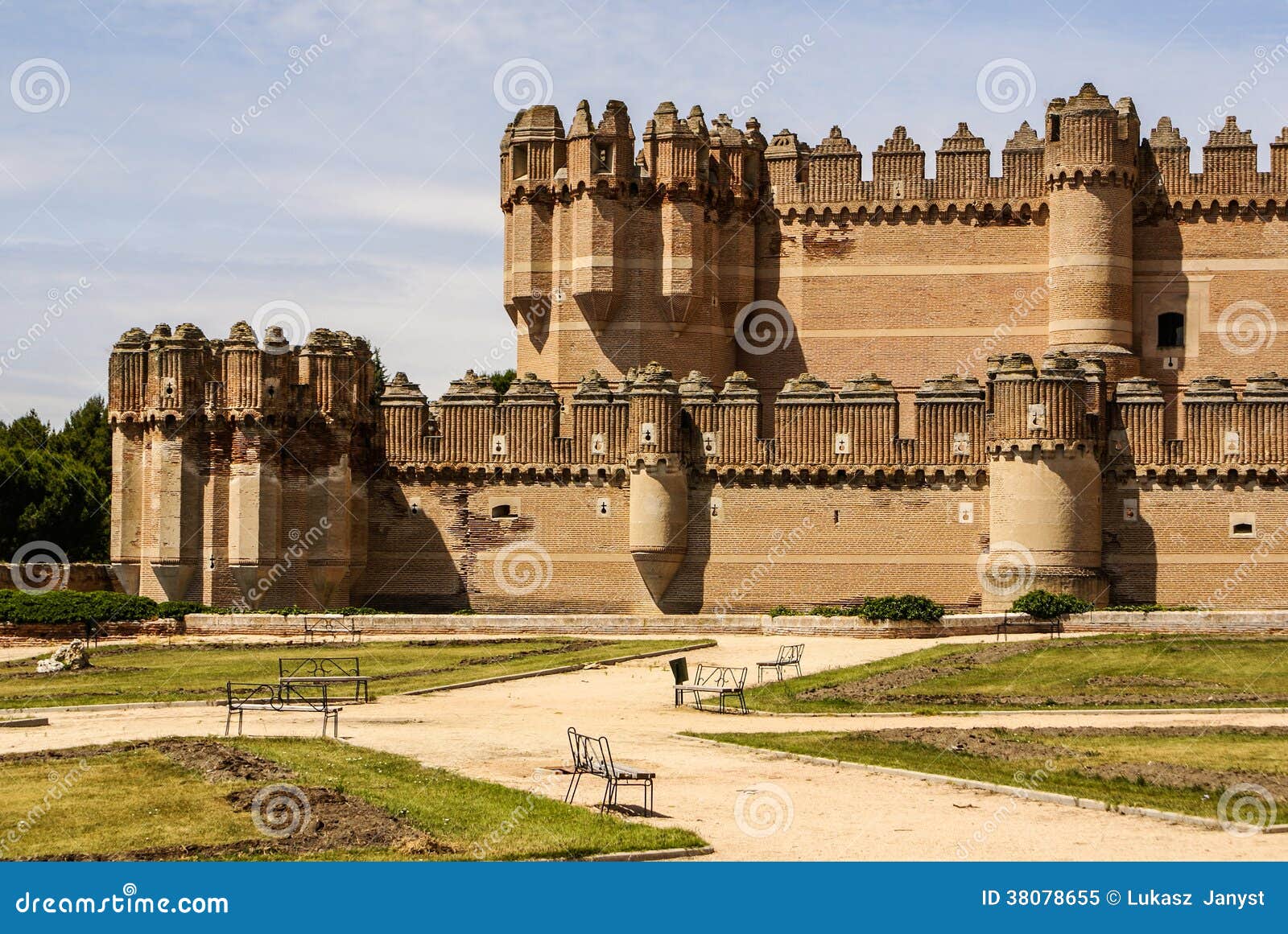 Coca Castle (Castillo De Coca) is a Fortification Constructed in Stock ...