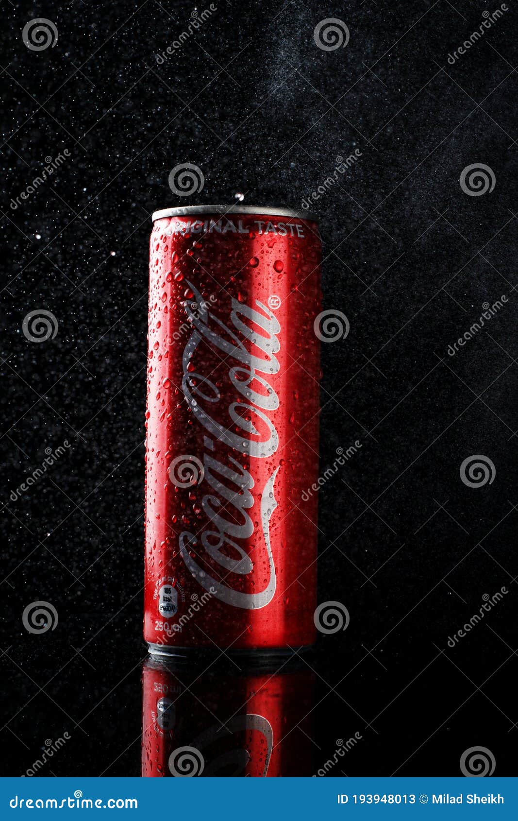 Coca cola can editorial stock photo. Image of signage - 193948013