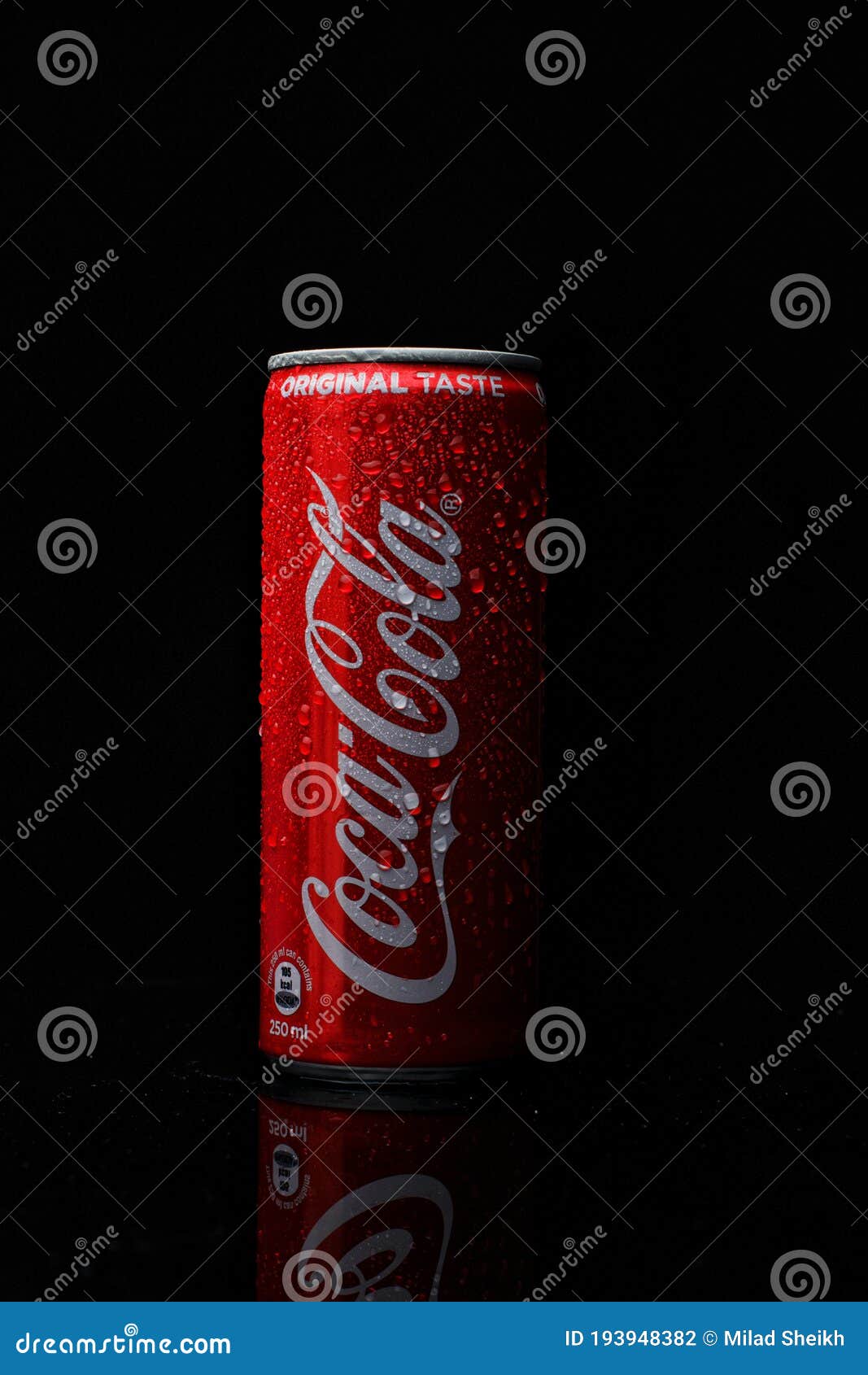 Coca cola can editorial photography. Image of fresh - 193948382