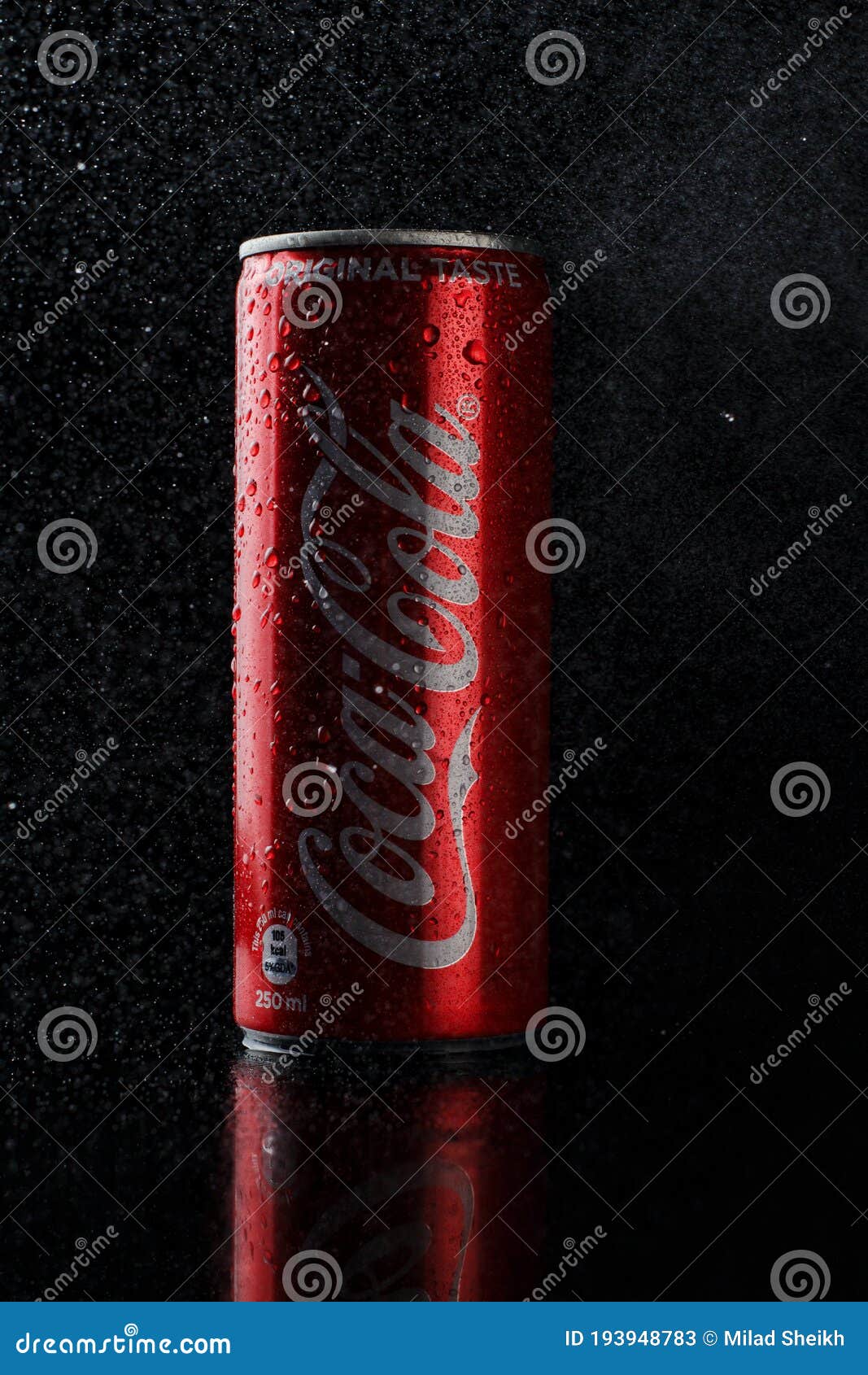 Coca cola can editorial stock photo. Image of font, beer - 193948783