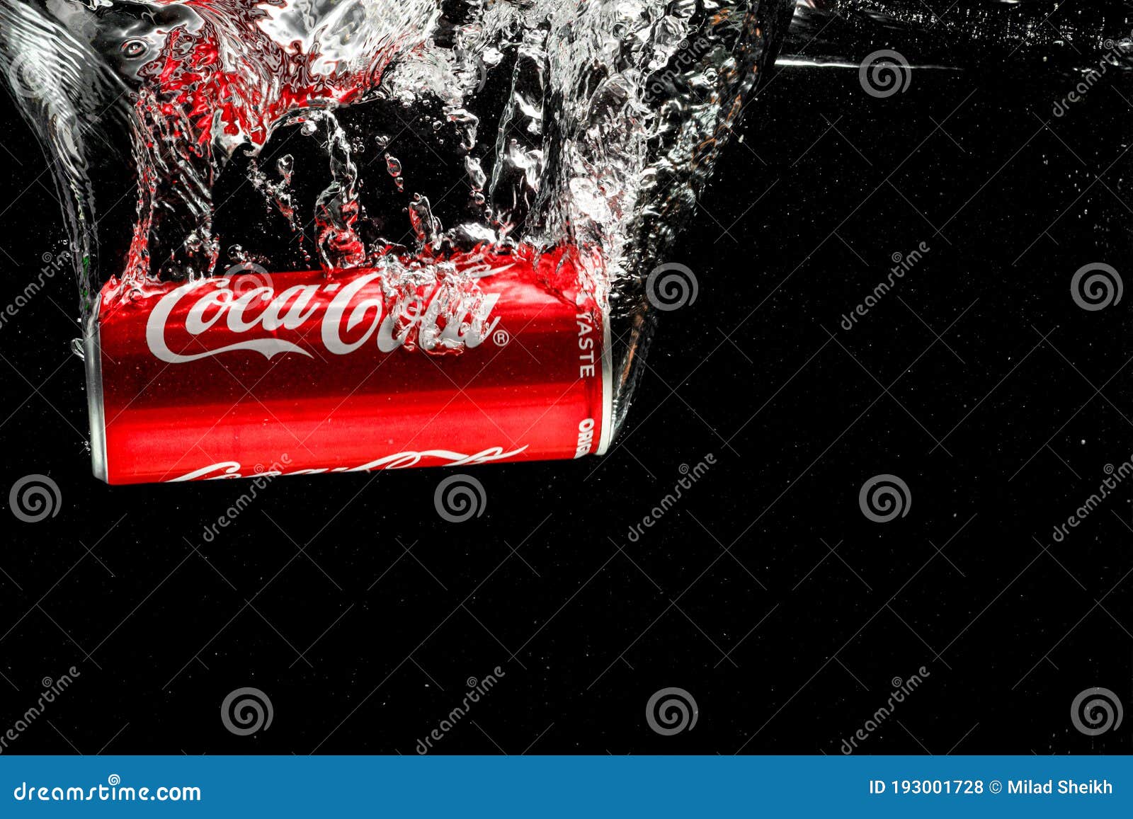 Coca cola can editorial stock photo. Image of drink - 193001728