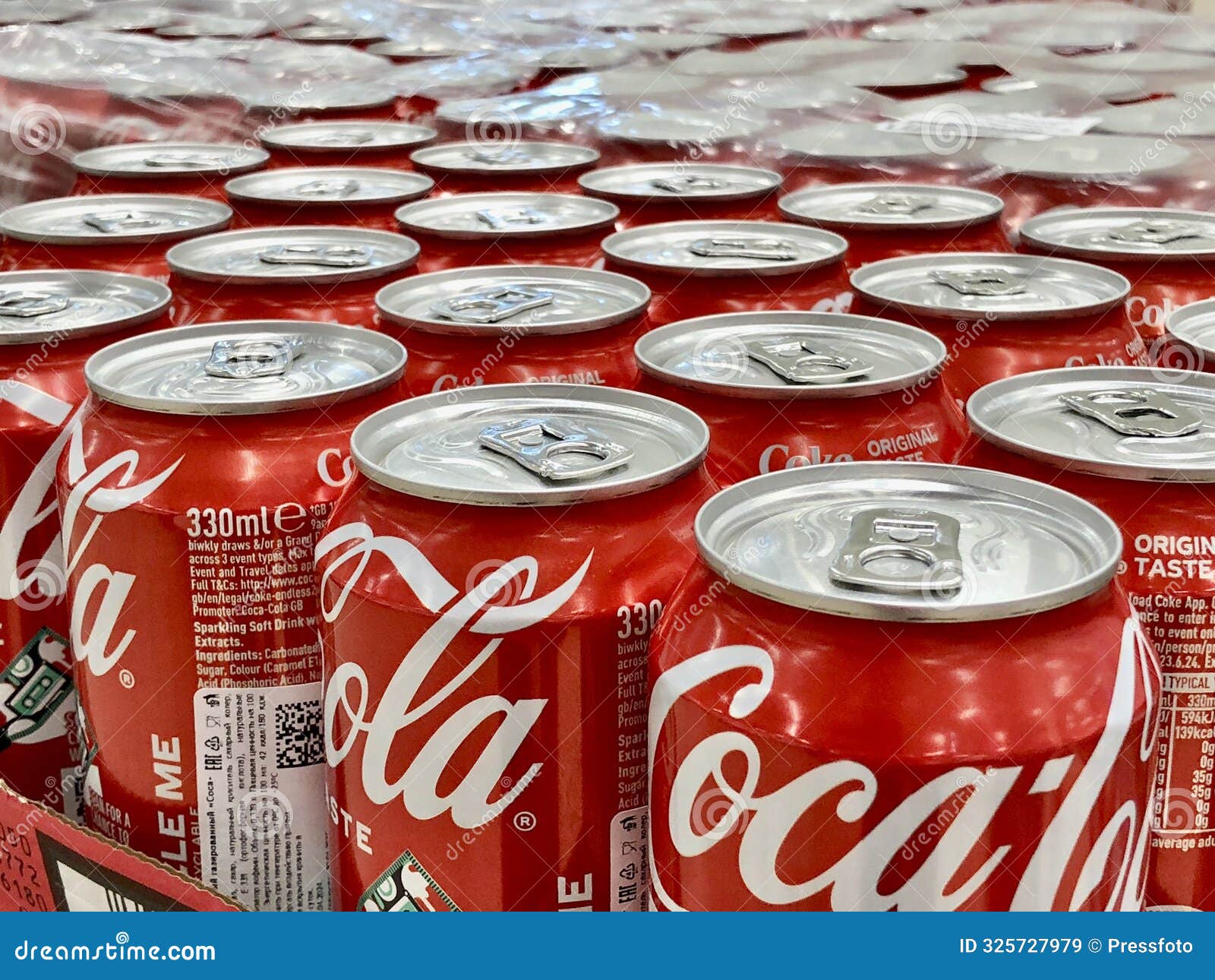 Coca-Cola Cans Storage Piles Editorial Stock Image - Image of soda ...