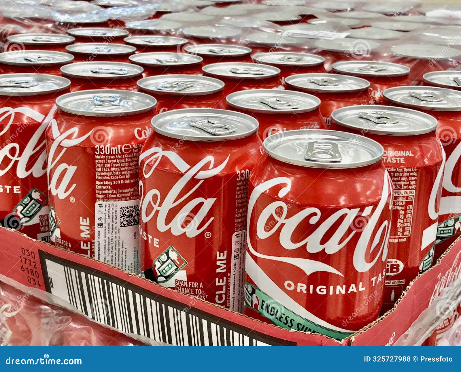 Coca-Cola Cans Storage Piles Editorial Stock Photo - Image of products ...