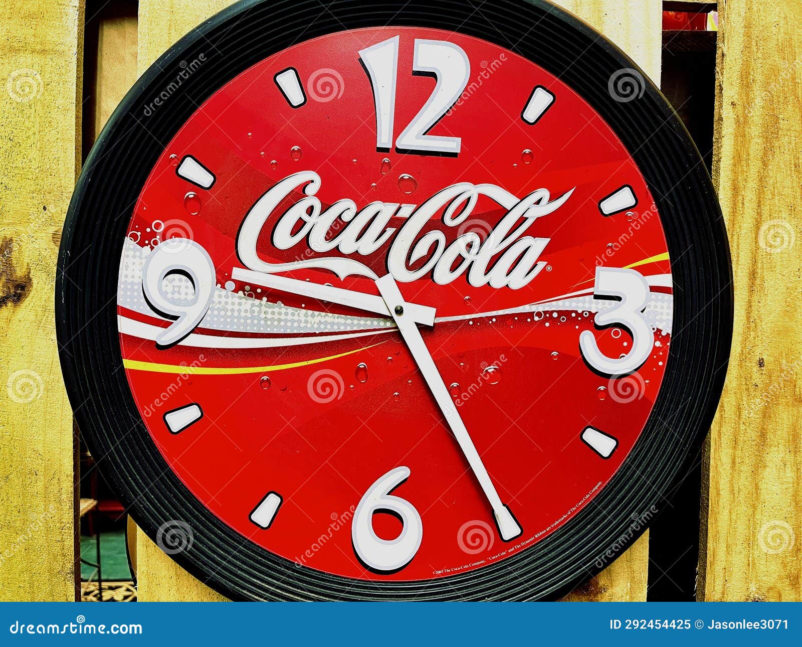 Coca-Cola clock editorial image. Image of name, clock - 292454425