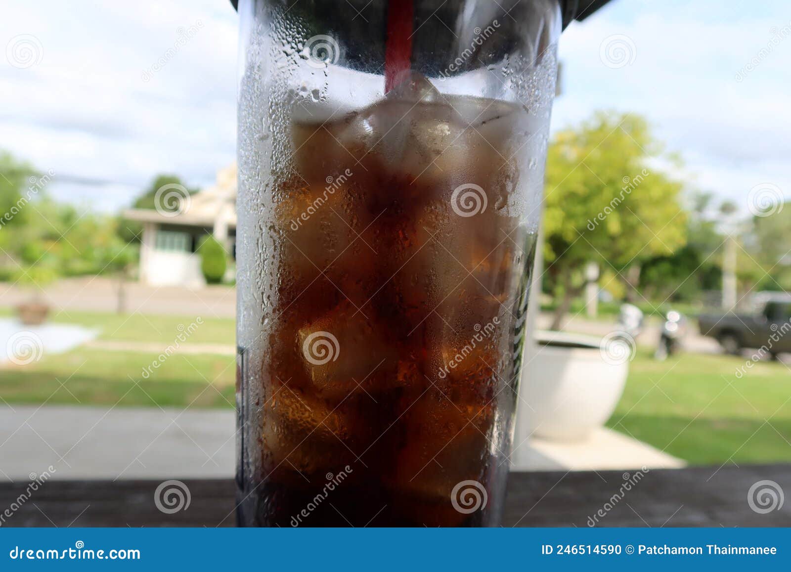 Coca-Cola Drink Glass with Ice Clear Plastic Cup for Keeping Cold Stock ...