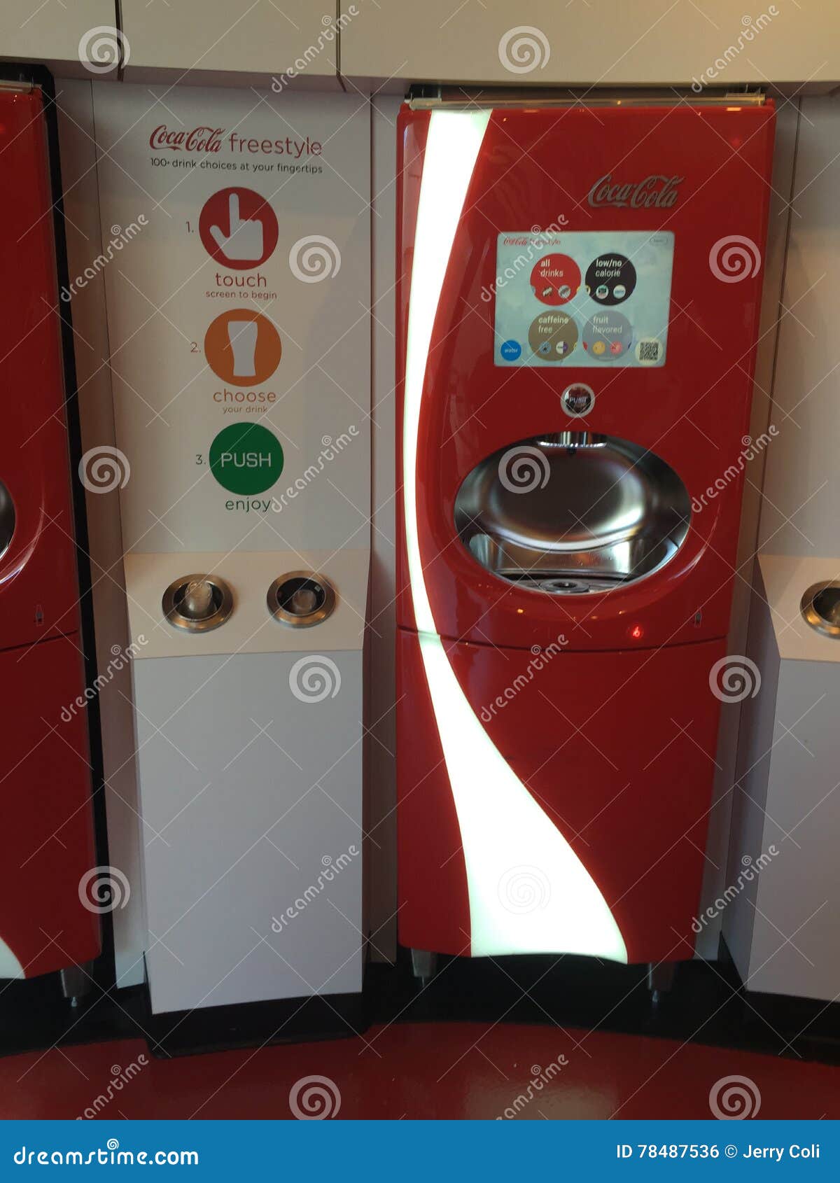 Coca-Cola machine. editorial photo. Image of tourism - 78487536