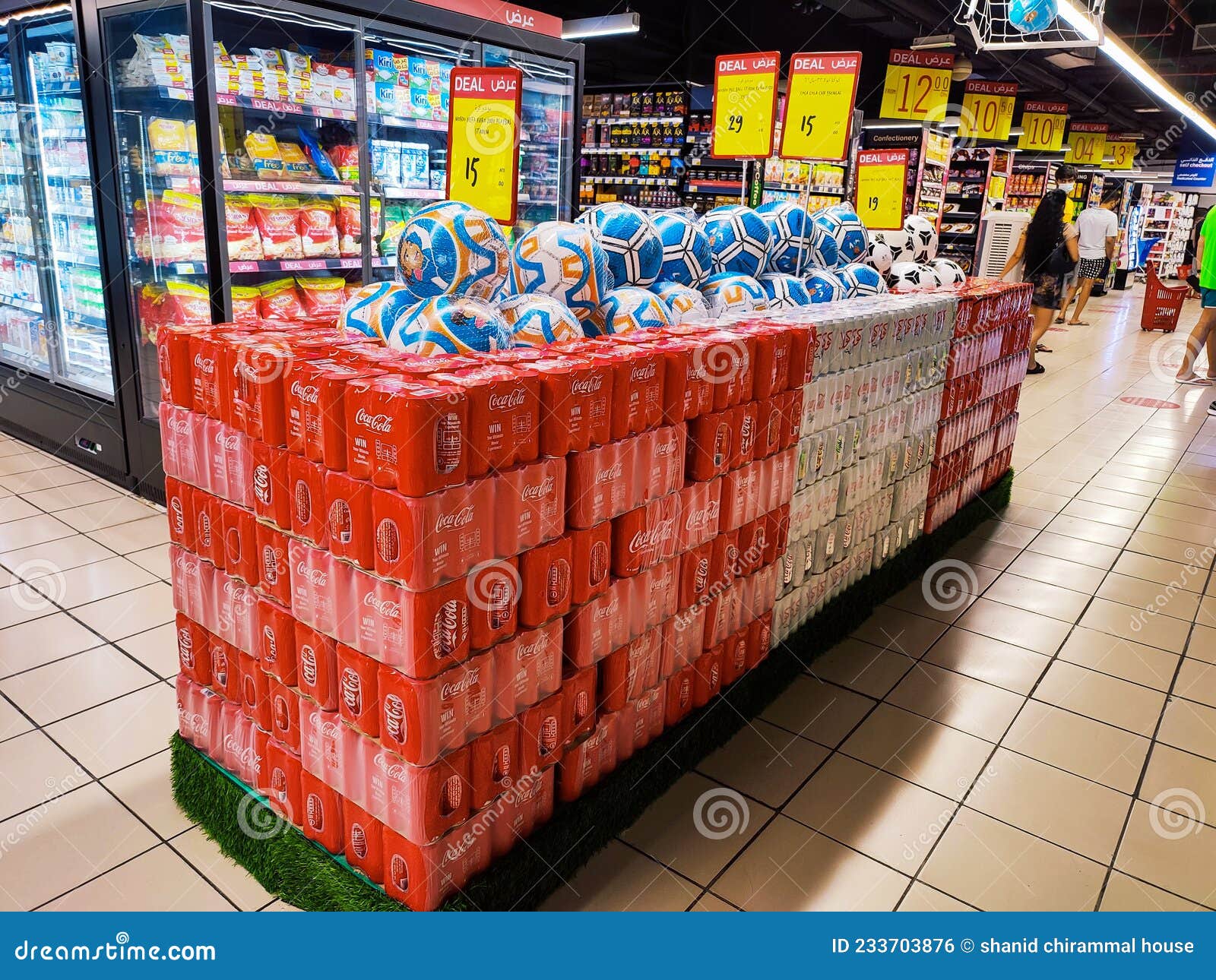 Coca Cola Promotion Products Display Editorial Photo - Image of ...