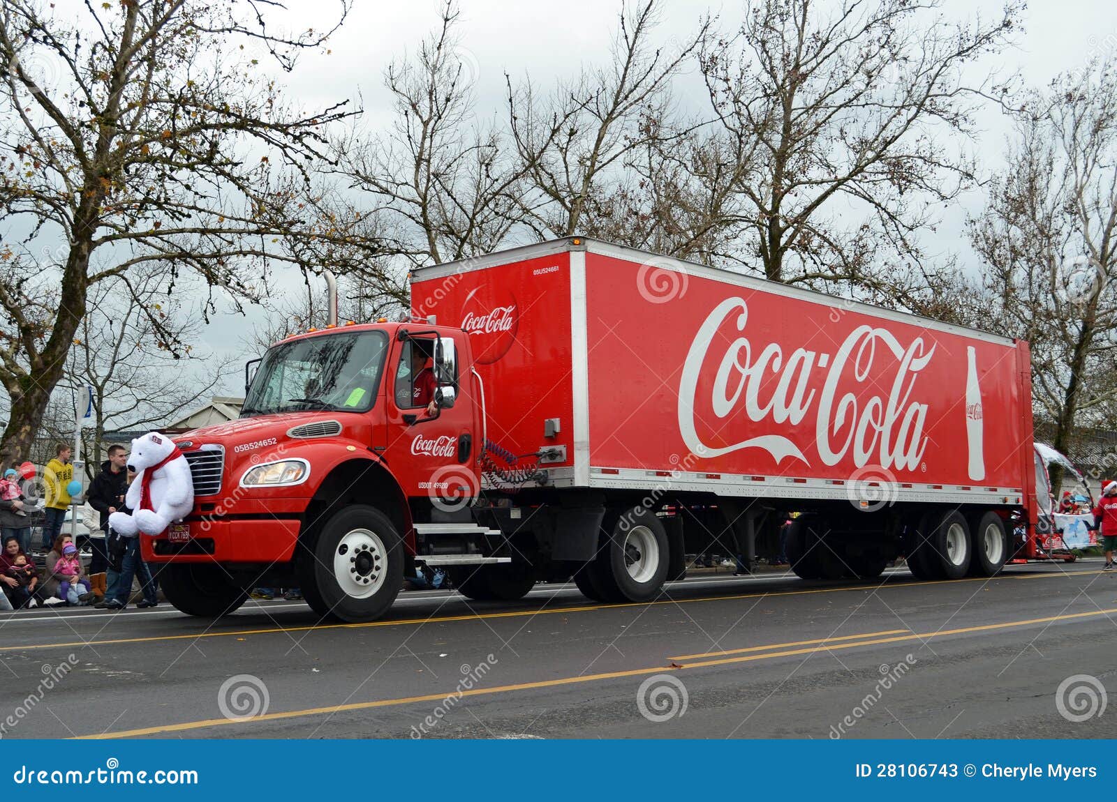 Coca Cola semi truck editorial stock photo. Image of soda - 28106743