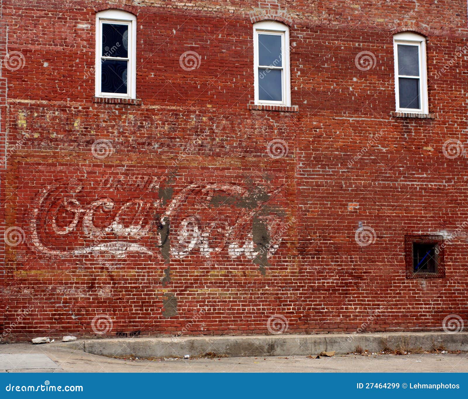 Coca Cola Sign on Wall editorial stock image. Image of iconic - 27464299