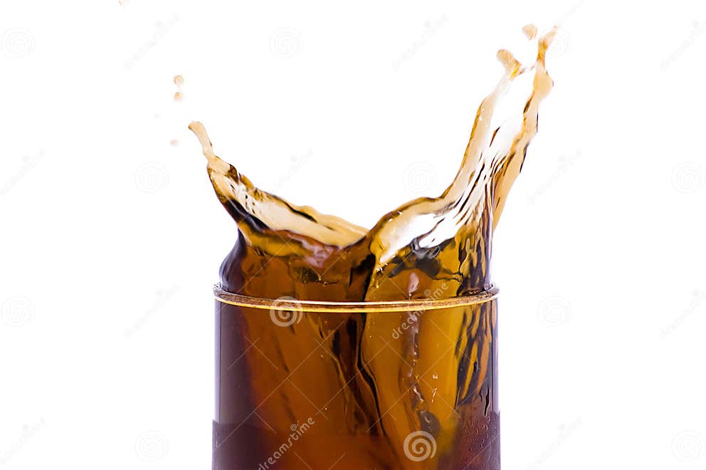 Coca-cola splash stock photo. Image of carbonated, drink - 10520110