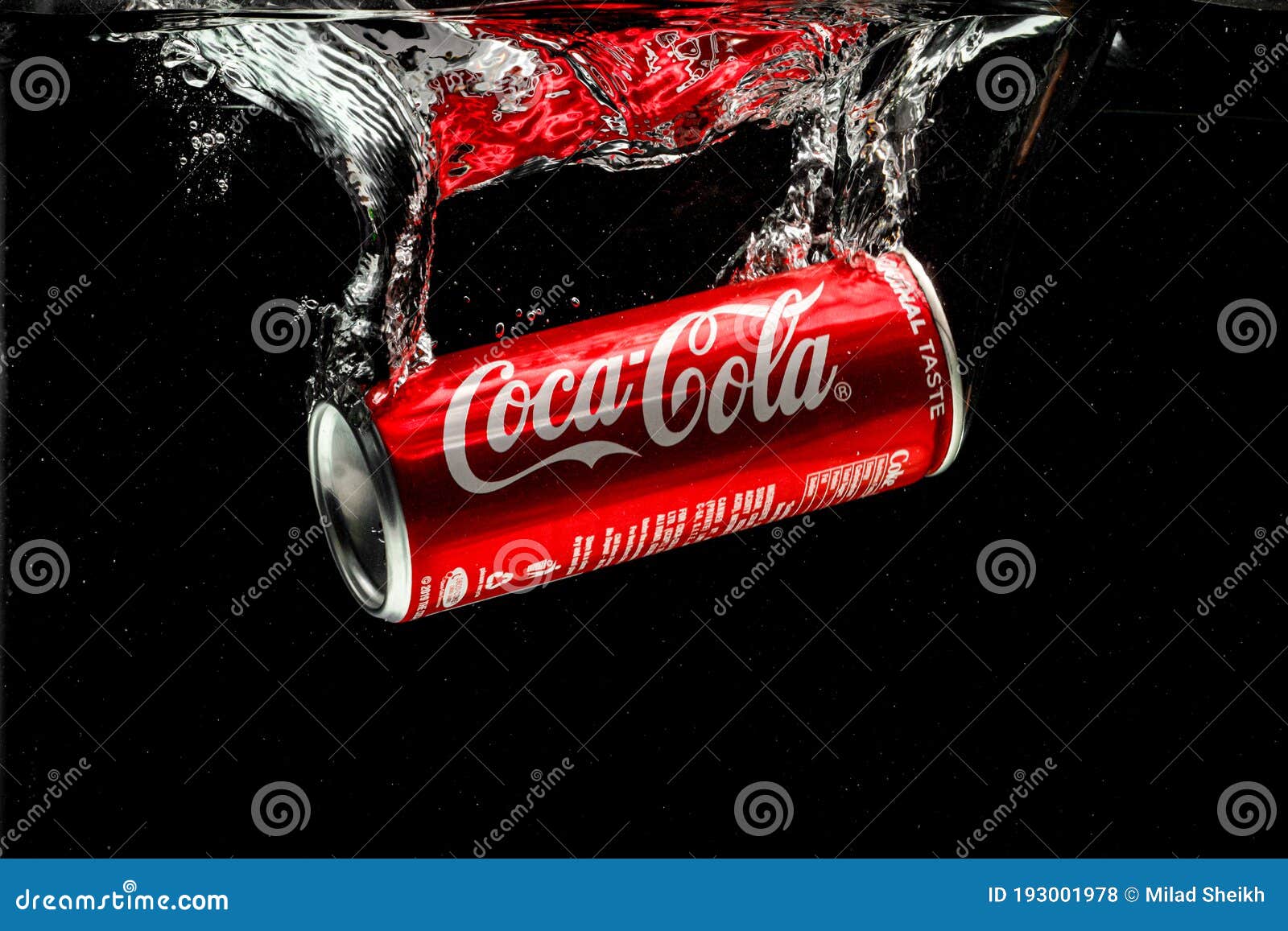 Coca cola can editorial stock photo. Image of font, poster - 193001978