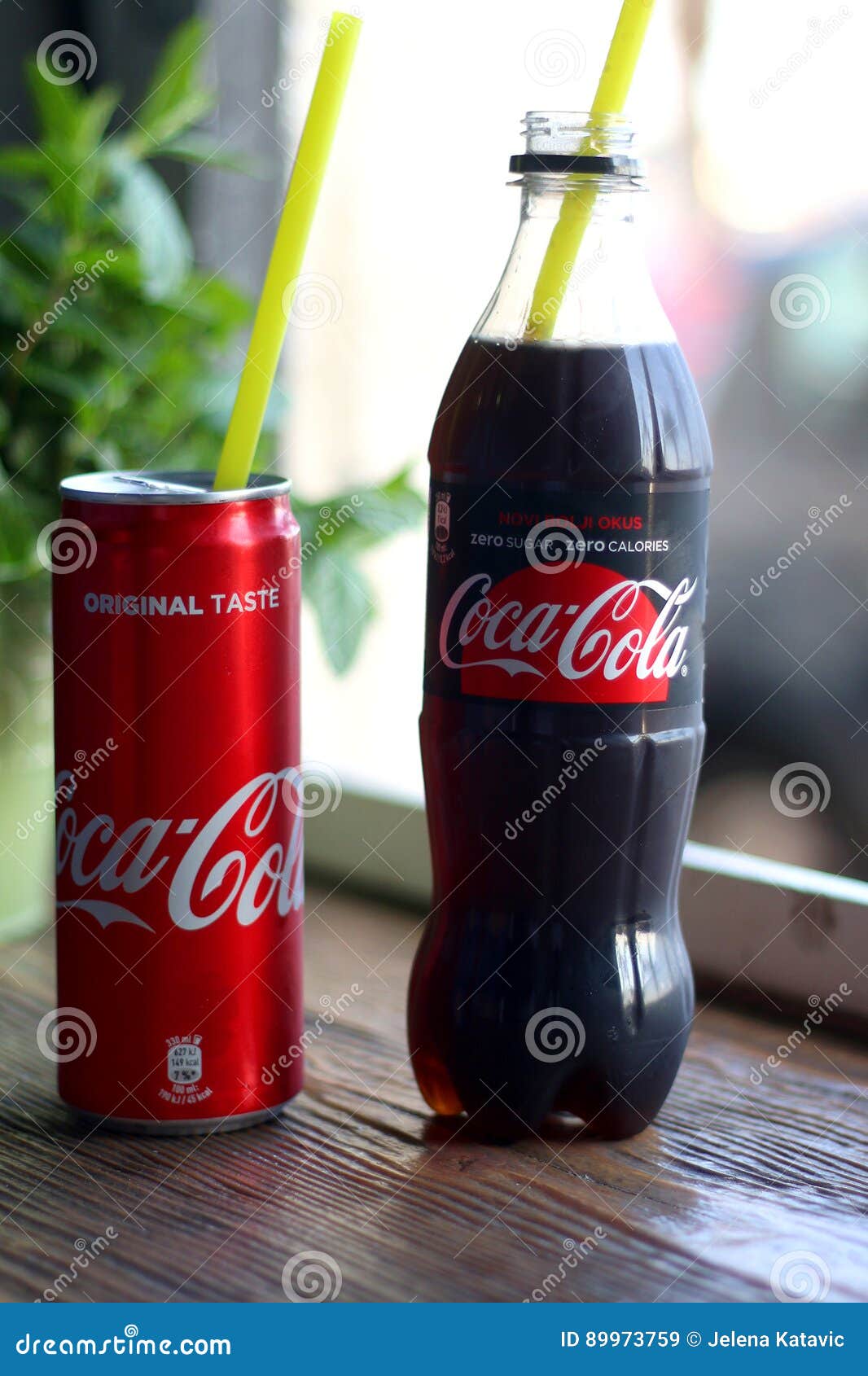 Coca Cola editorial stock image. Image of straw, cafe - 89973759