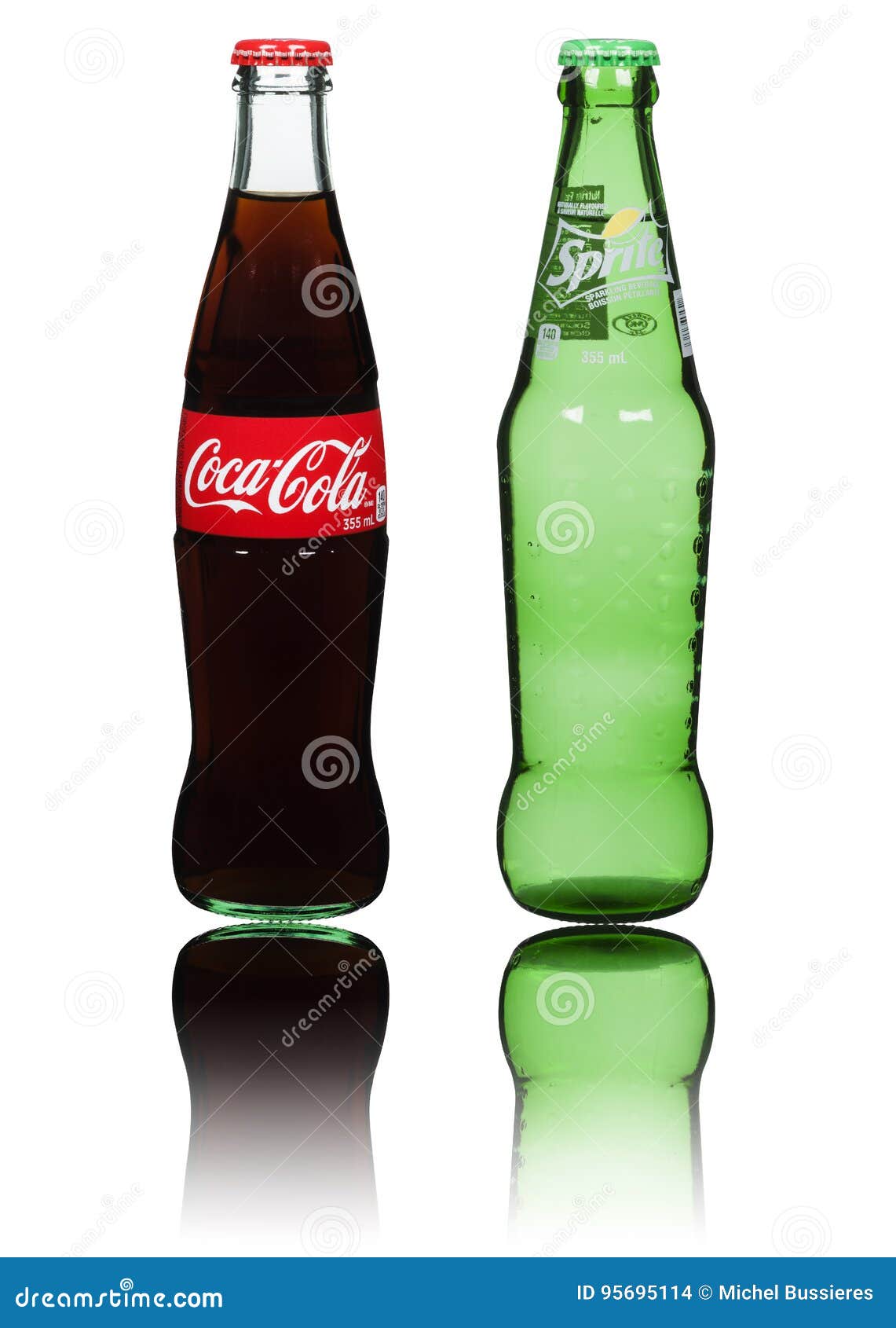 Coca Cola & Sprite Bottles Editorial Stock Image - Image of business ...