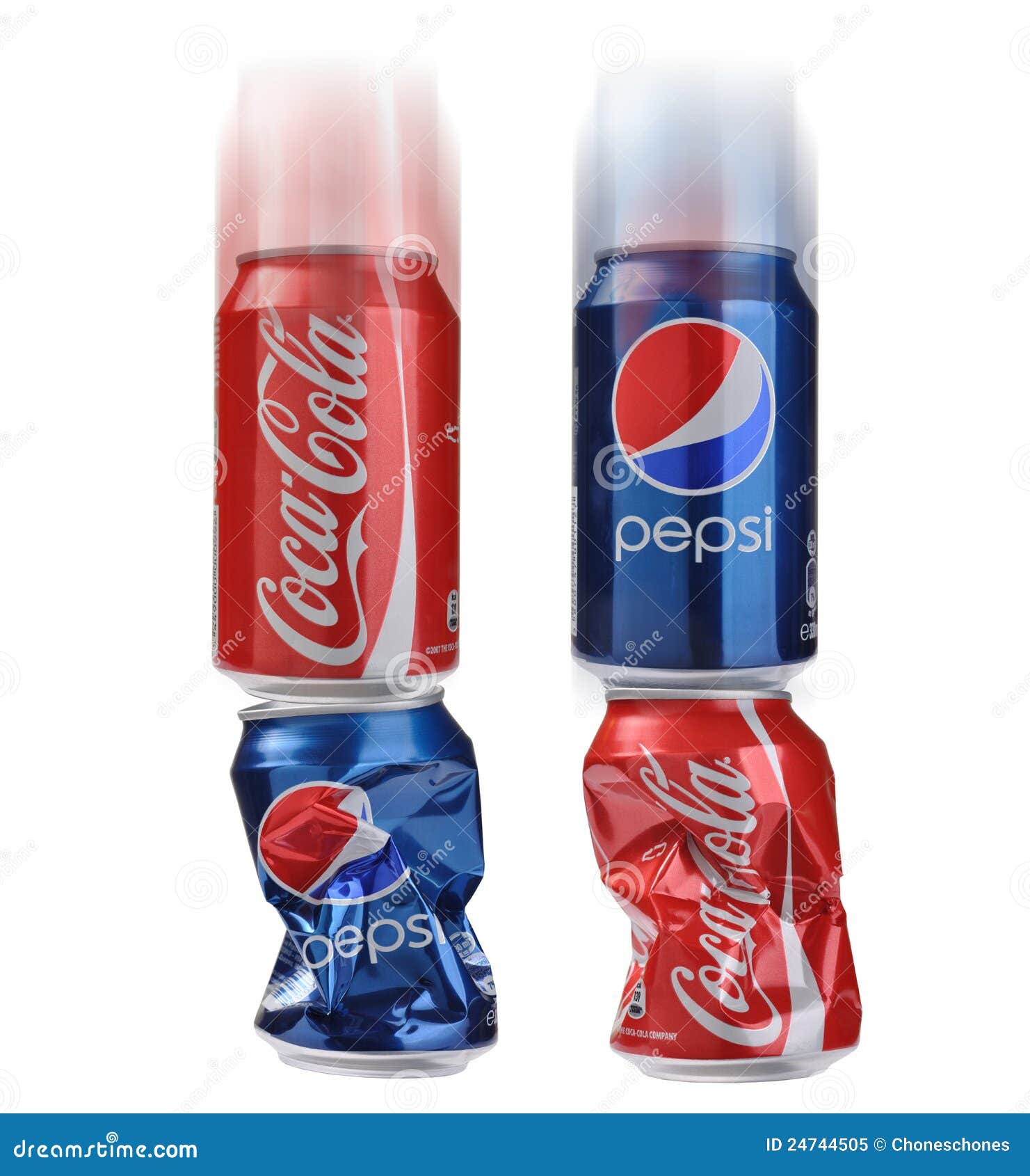 Coca-cola versus Pepsi redactionele afbeelding. Image of dranken - 24744505