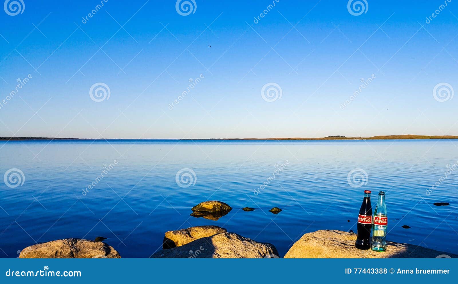 Coca-Cola y el lago foto de archivo editorial. Imagen de fresco - 77443388