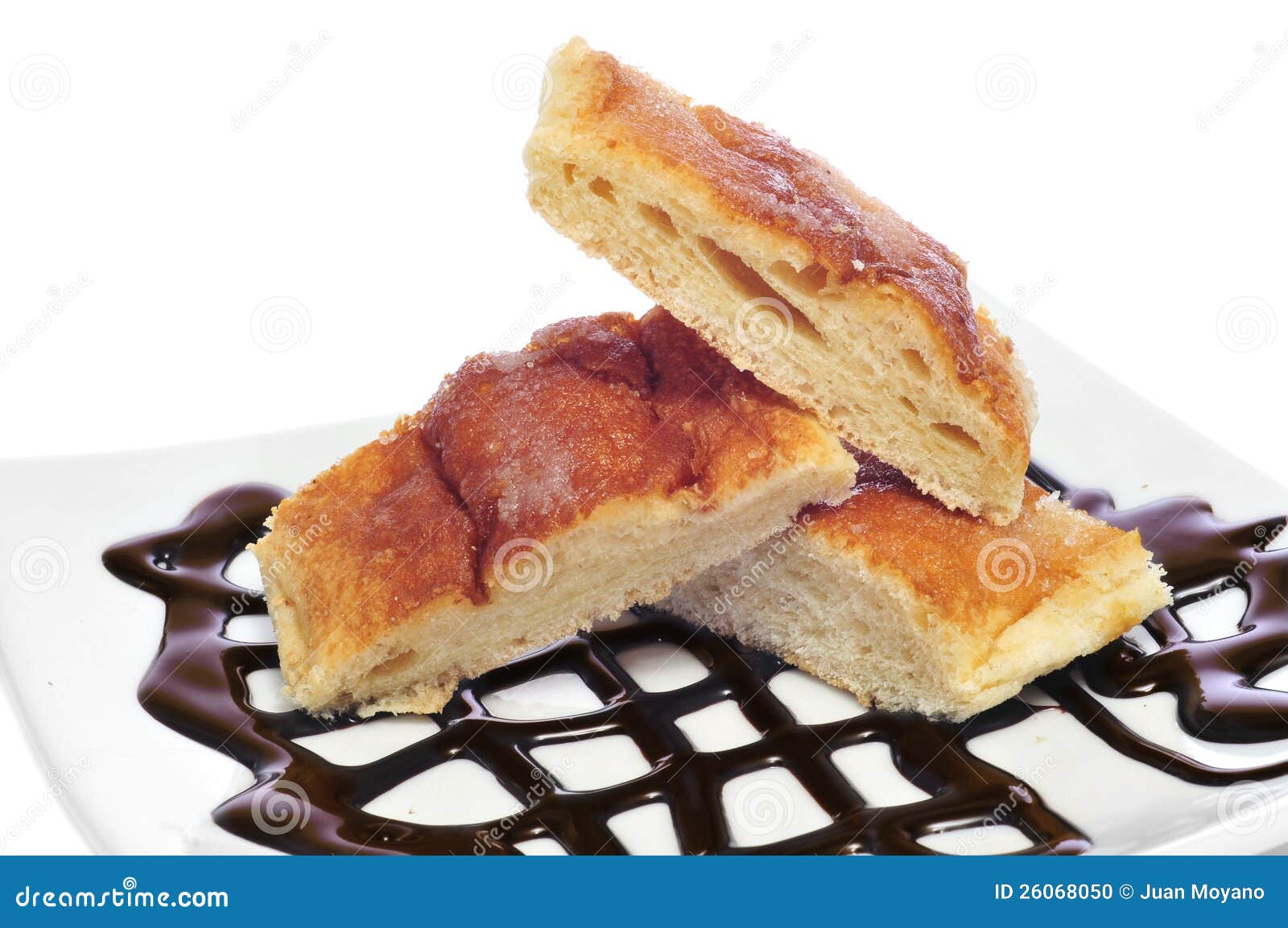 Cocaamb Sucre, Typisk Catalan Cake Arkivfoto - Bild av katalonia ...