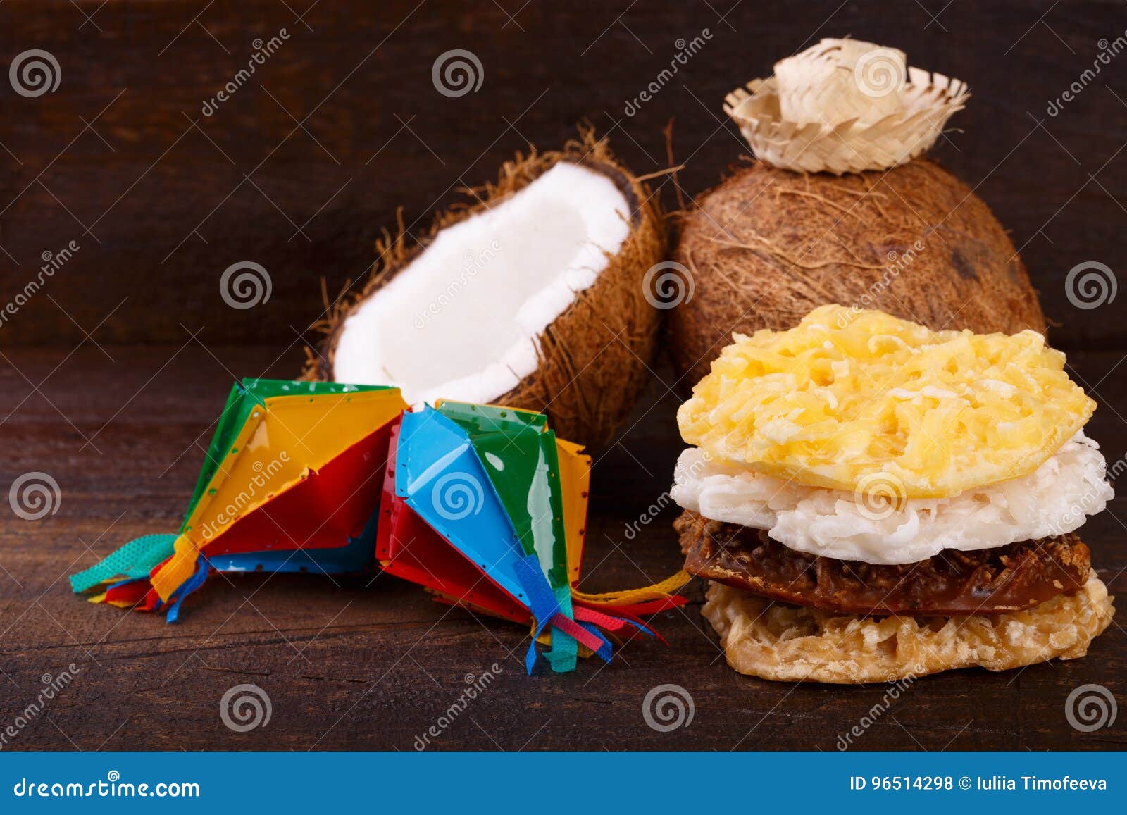 Cocada Del Caramelo Del Coco Foto de archivo - Imagen de caramelo ...