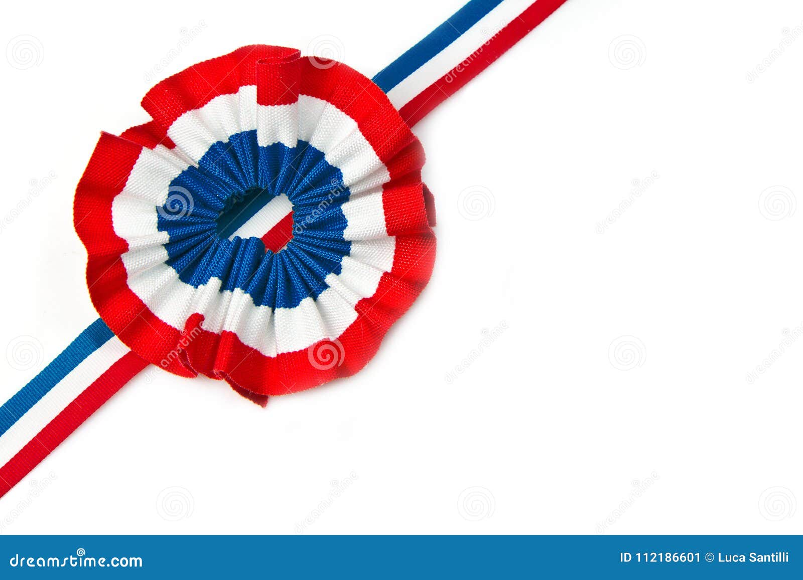 Cocarde image stock. Image du italie, blanc, commémoratif - 112186601