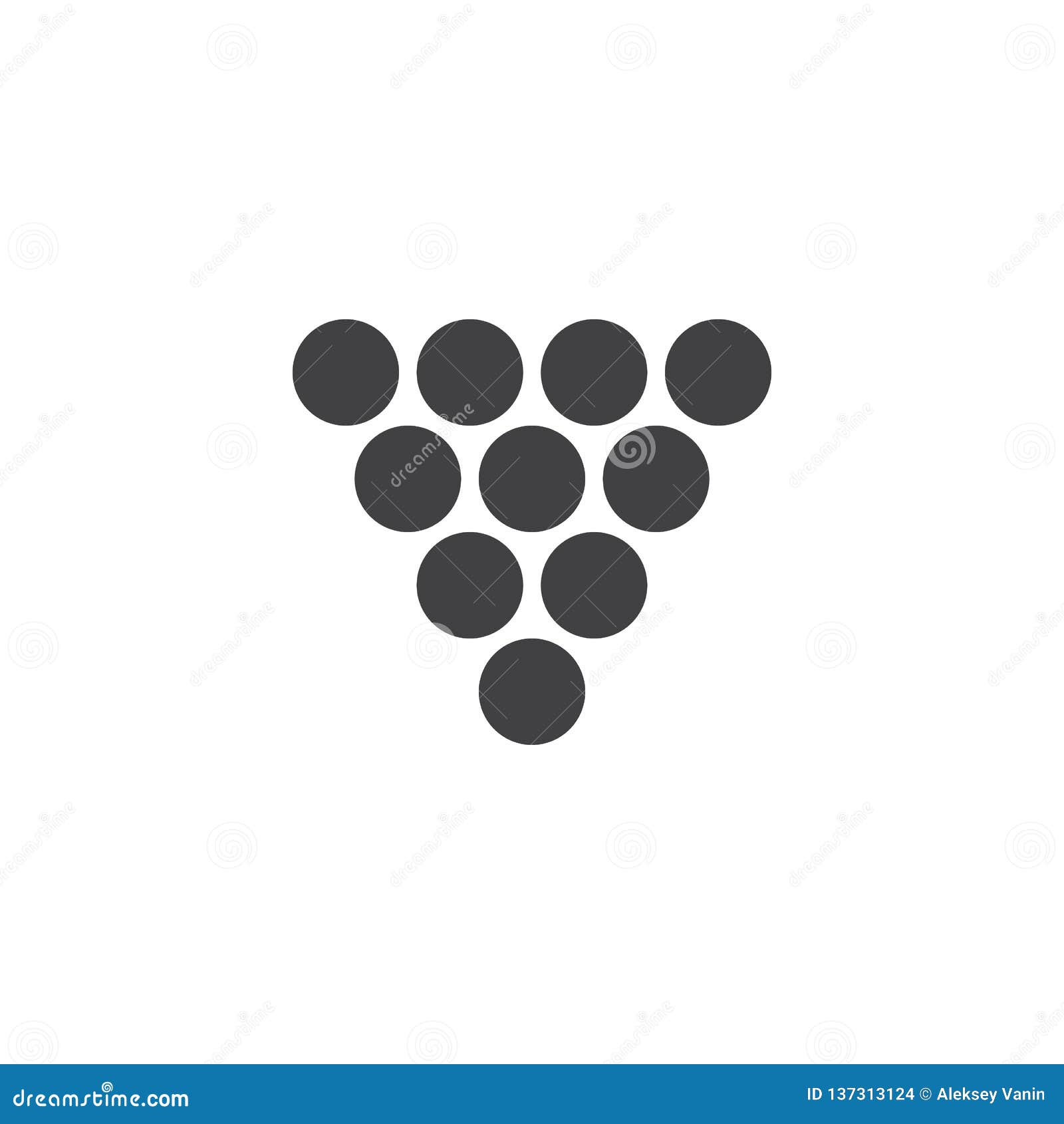 Cocci Bacterium Vector Icon Stock Vector - Illustration of bacterium ...