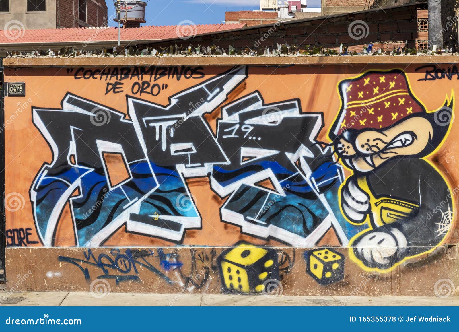 Mural Painting in Cochabamba Bolivia Editorial Stock Photo - Image of ...