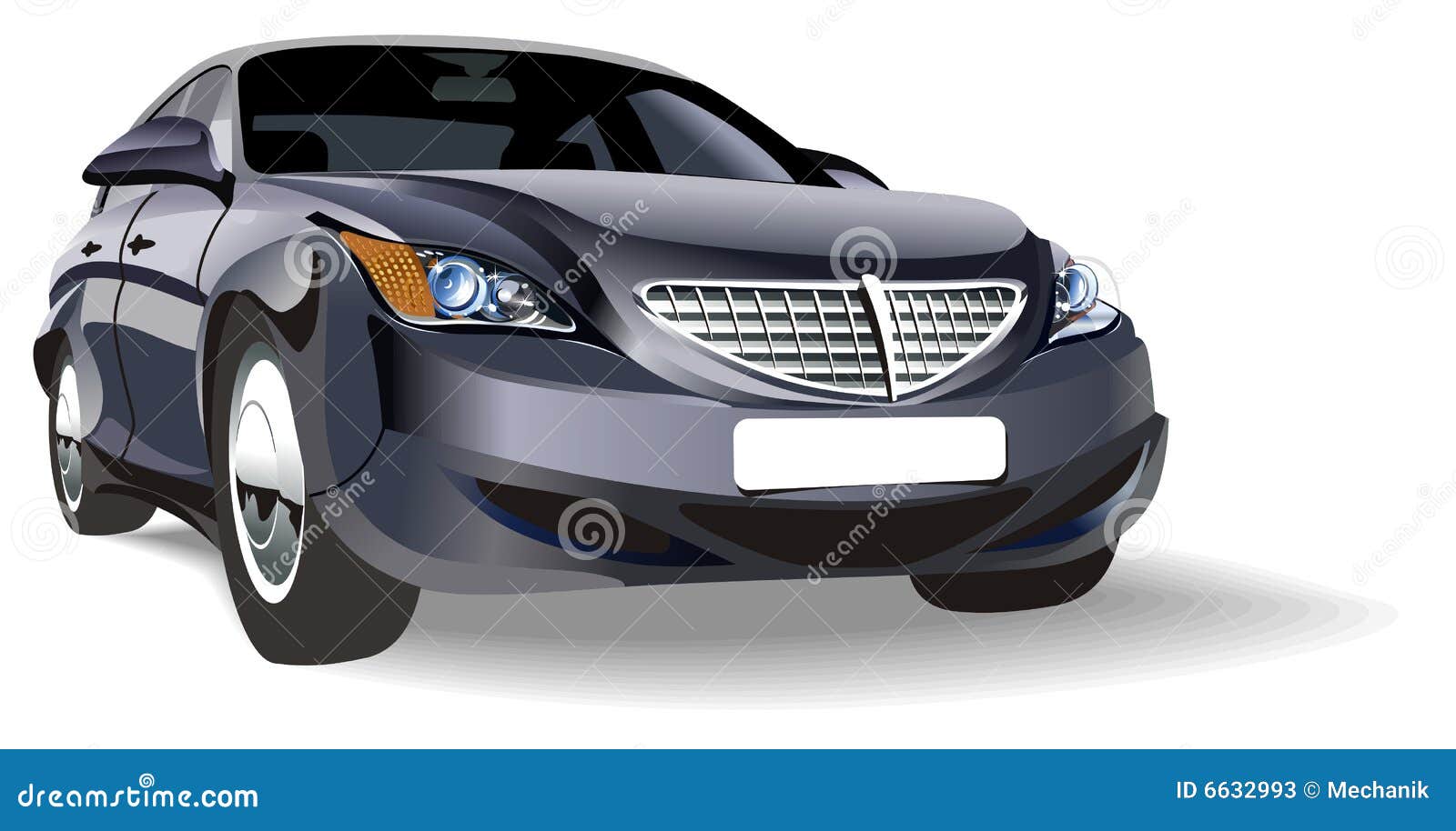 Coche abstracto del vector ilustración del vector. Ilustración de marca ...