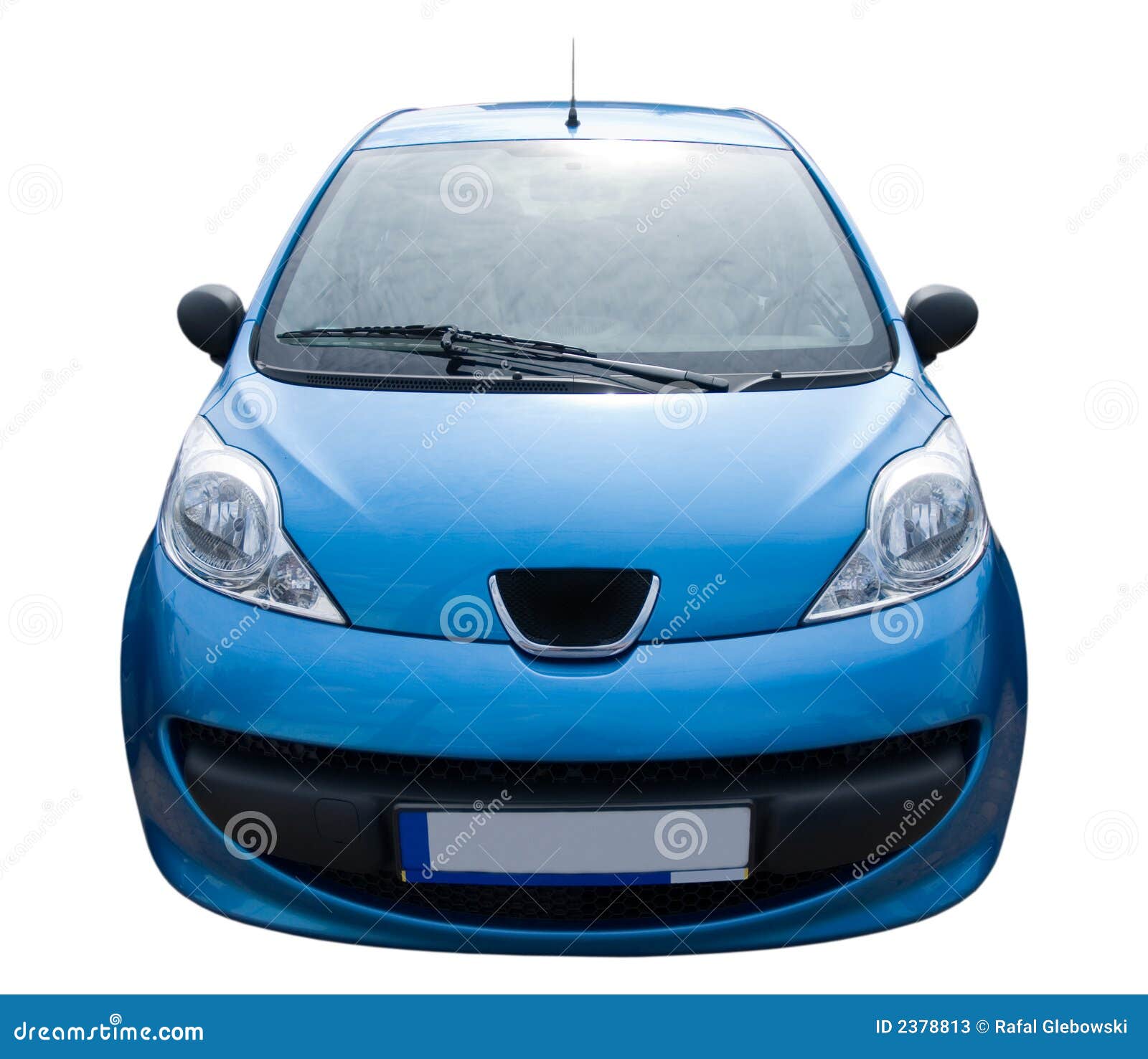 Coche azul imagen de archivo. Imagen de blanco, azul, cosecha - 2378813