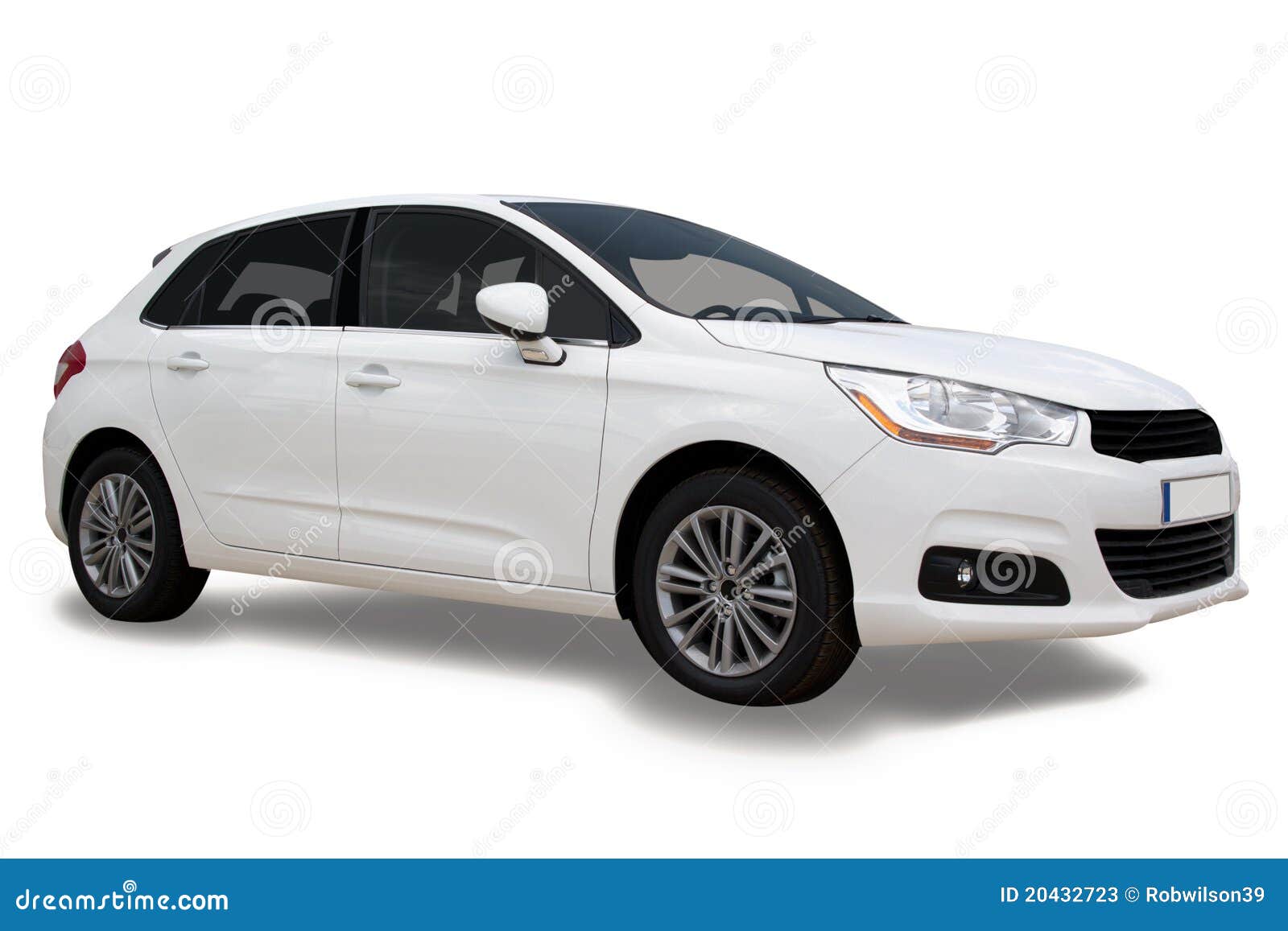 Coche blanco imagen de archivo. Imagen de ambiental, combustible - 20432723