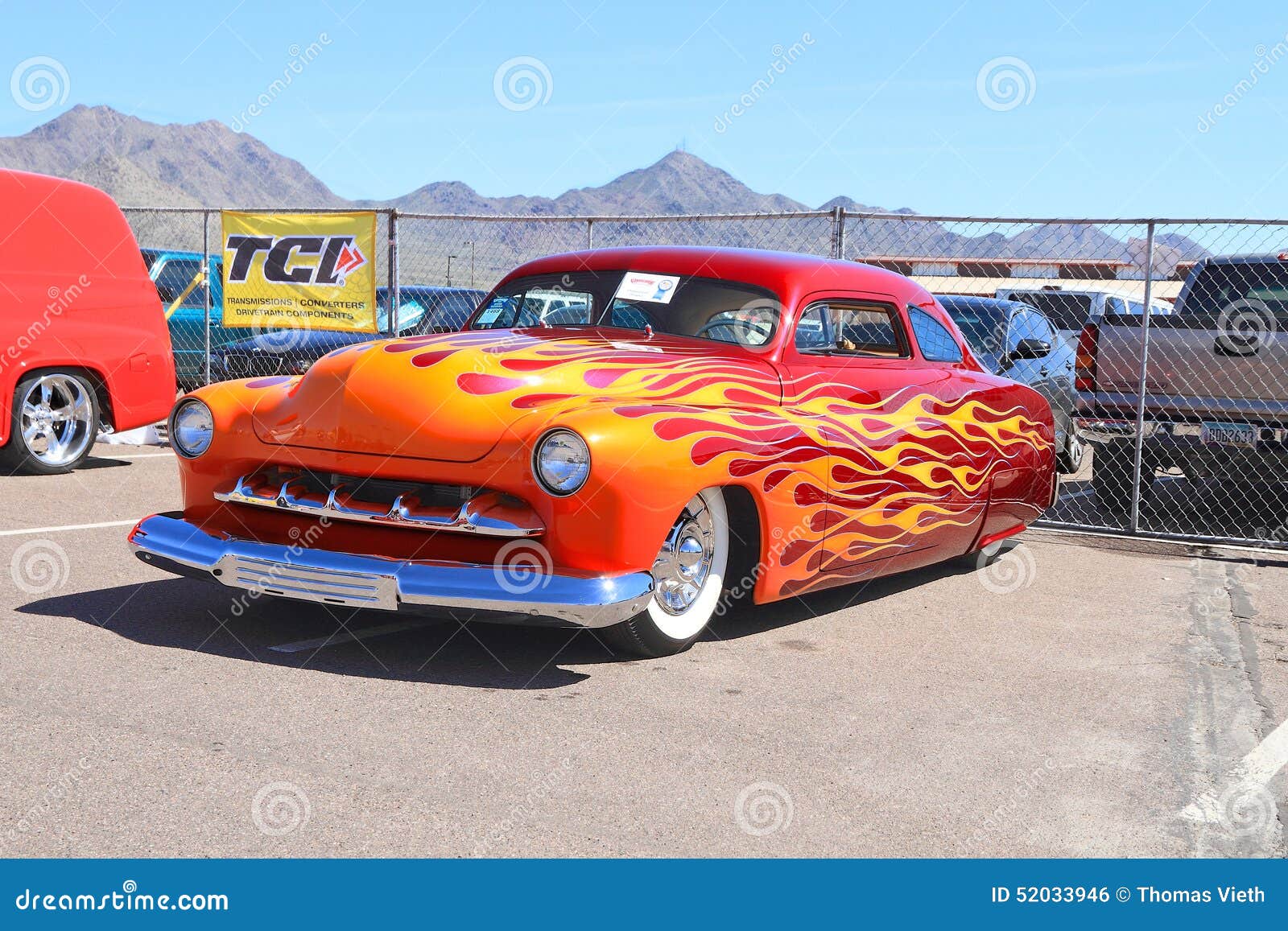 Coche Clásico/aduana: Ford Mercury 1951 Foto editorial - Imagen de ...