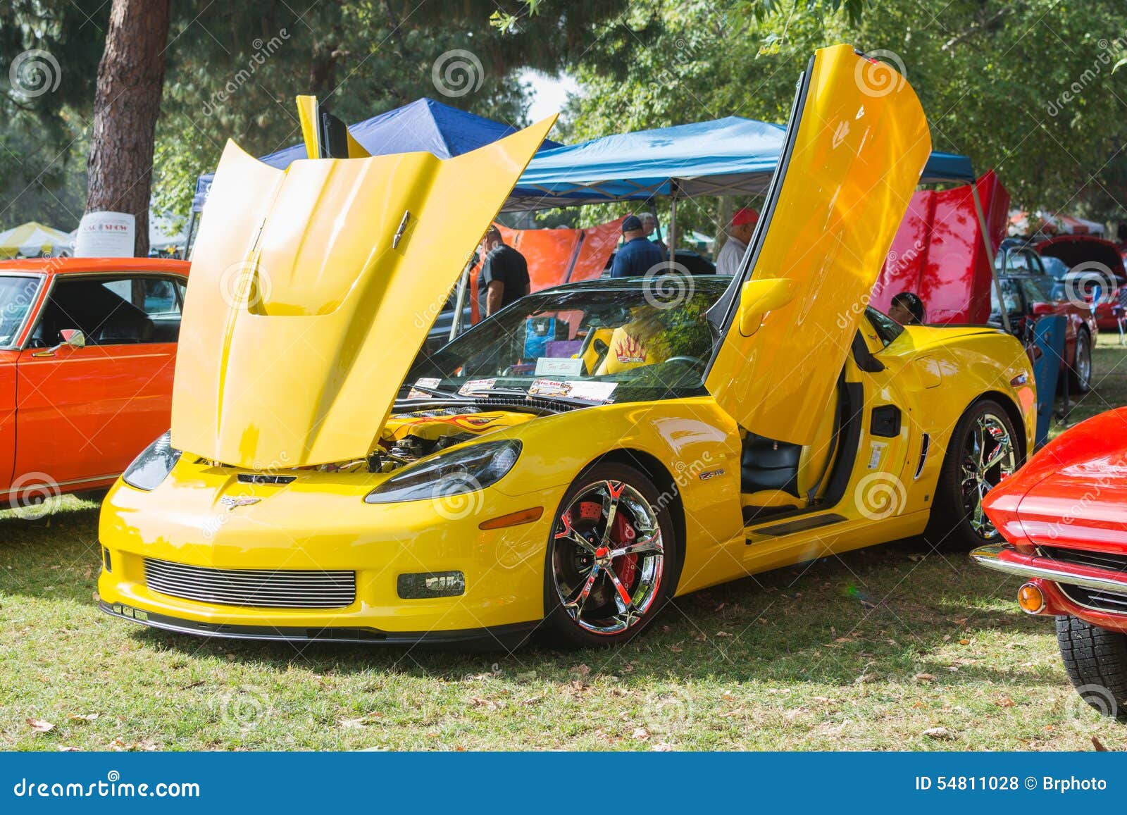 Coche De Corbeta Z06 En Dislplay Foto de archivo editorial - Imagen de ...