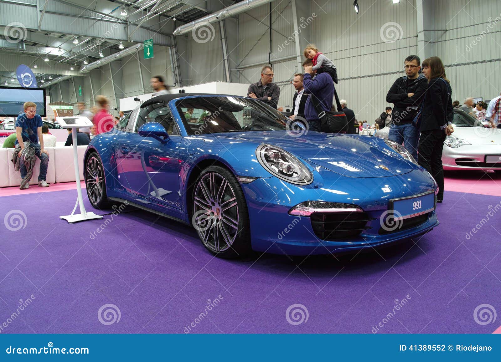 Coche De Deportes Azul, Porsche 911 Targa Fotografía editorial - Imagen ...