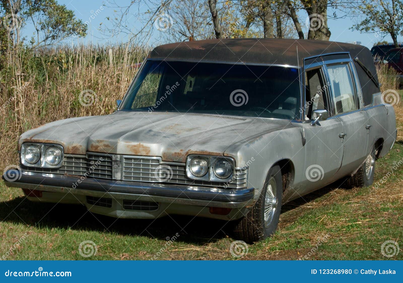 Coche Fúnebre Fúnebre Antiguo Foto de archivo - Imagen de cortinas ...