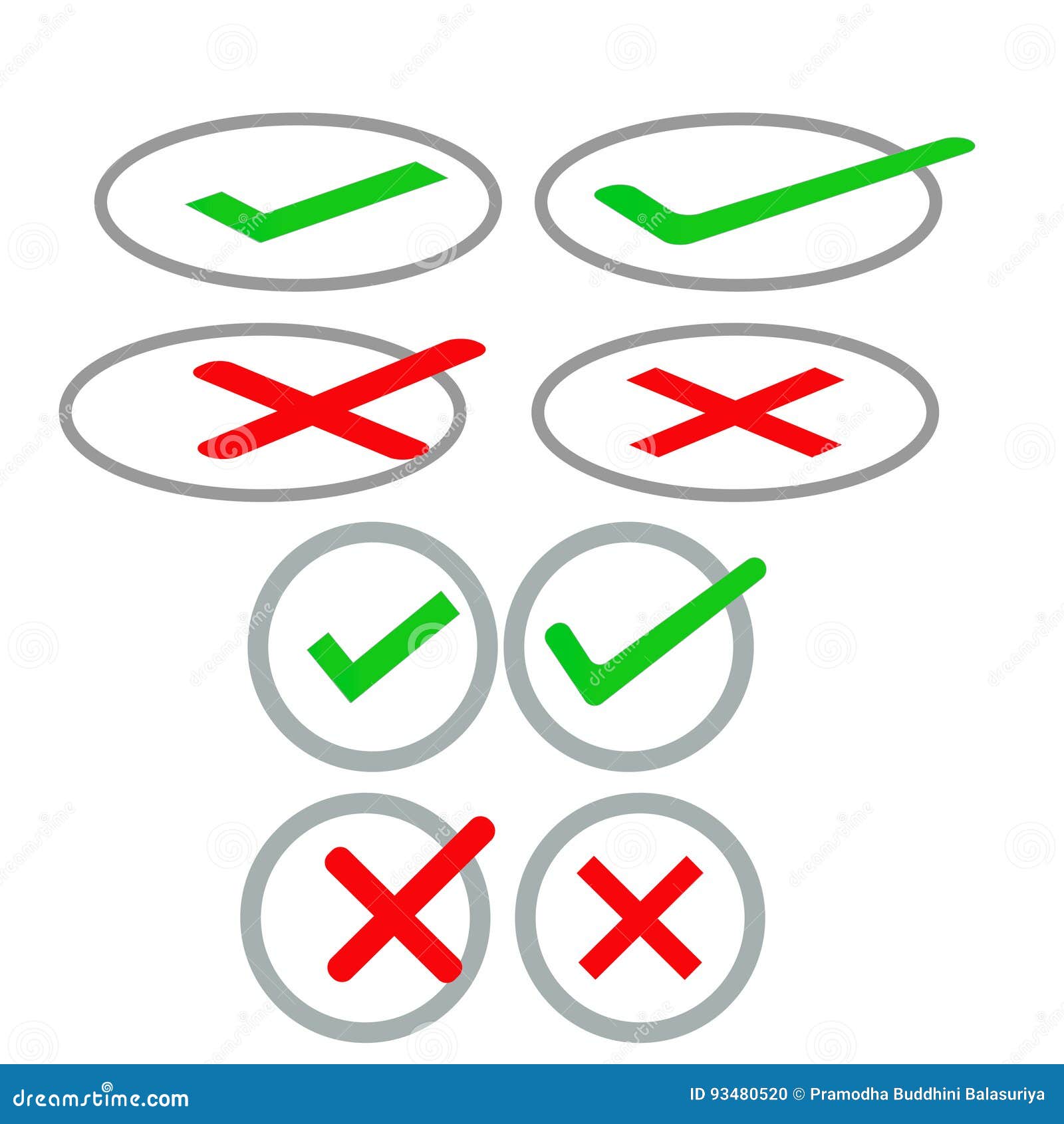 Coche, Mark Icons faux illustration de vecteur. Illustration du ...